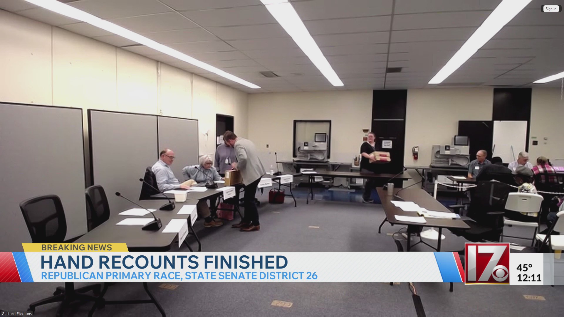 Hand recounts finished in North Carolina Senate primary – CBS17.com