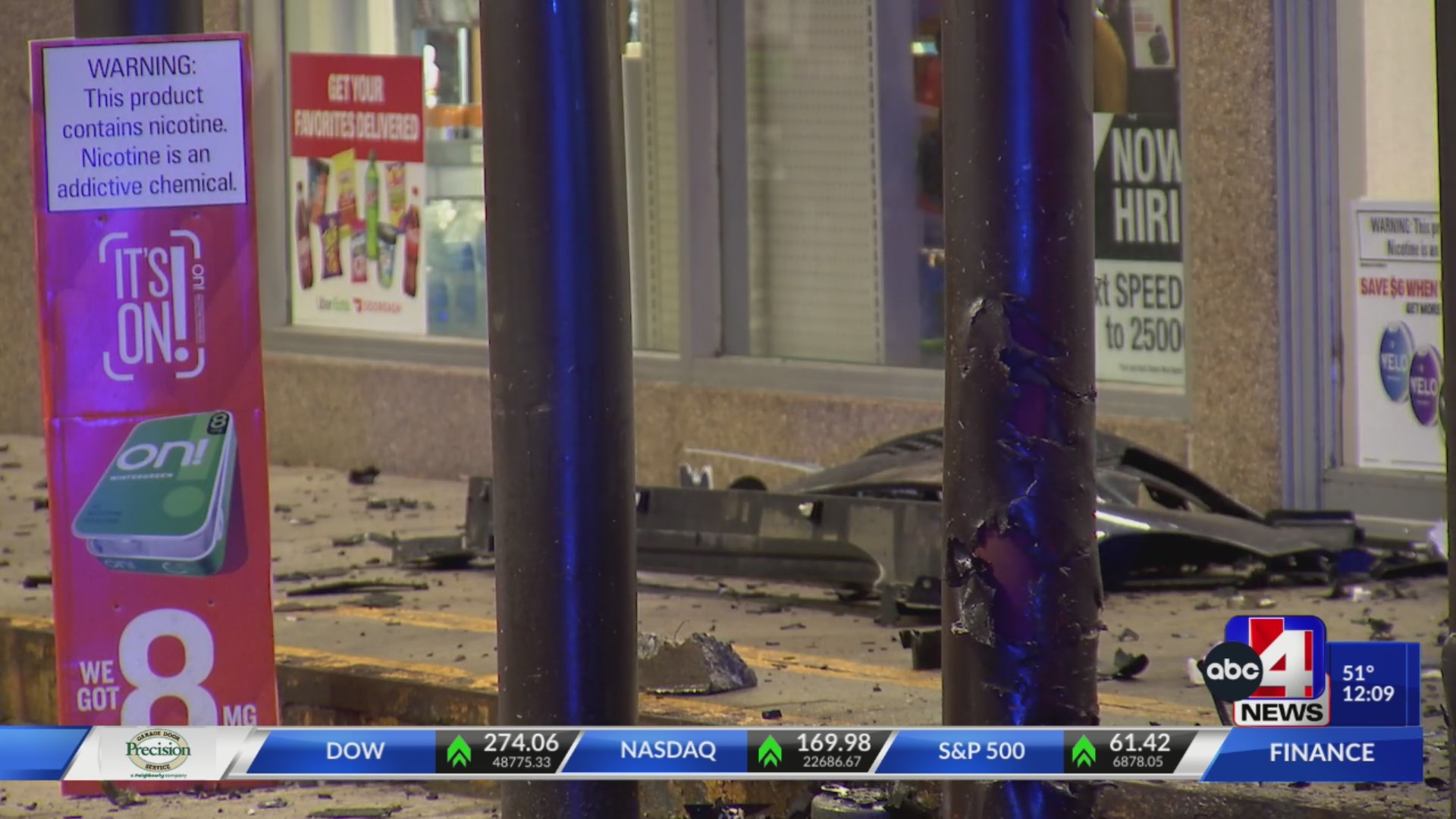 Speeding car slams into Speedway gas station in Salt Lake City – ABC4 Utah