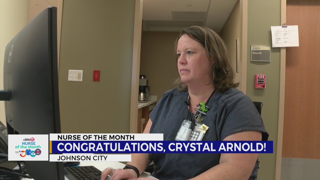 Nurse of the Month: Crystal Arnold heals with heart – WJHL | Tri-Cities ...