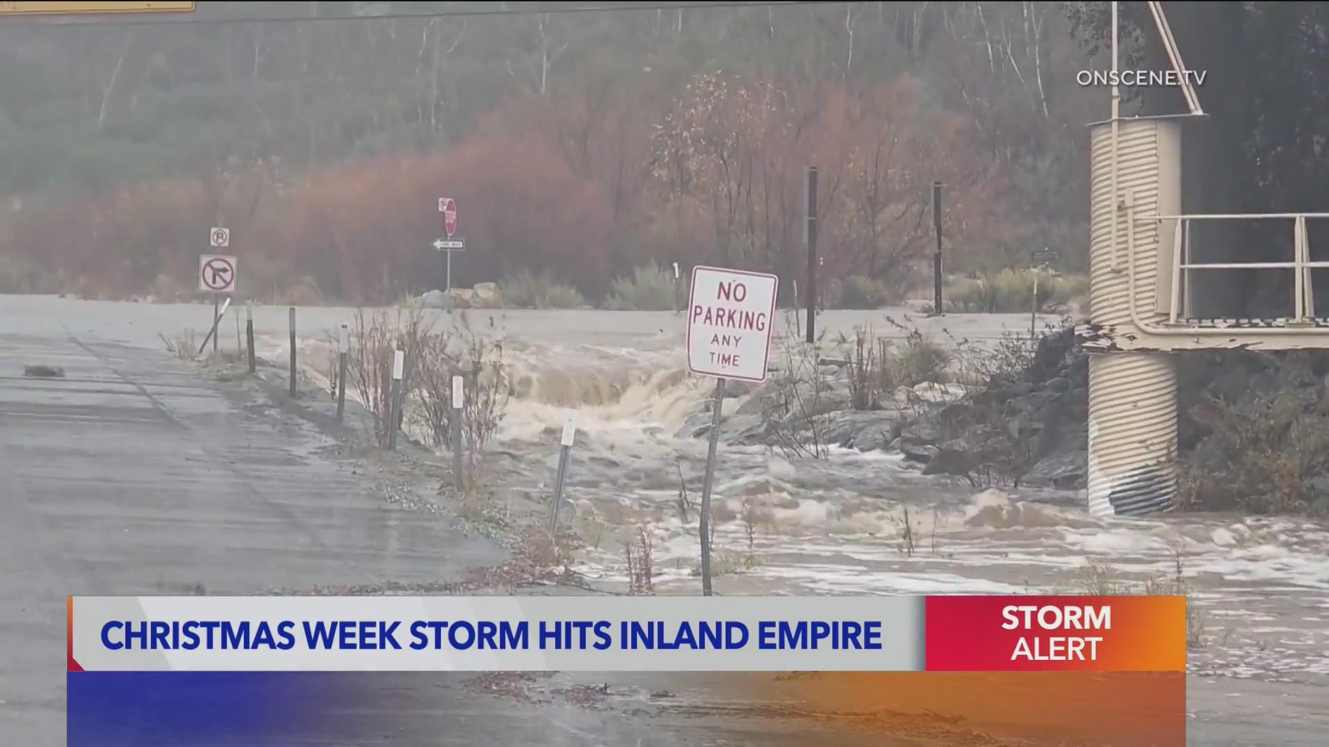 Christmas Eve storm floods roads in Inland Empire – KTLA