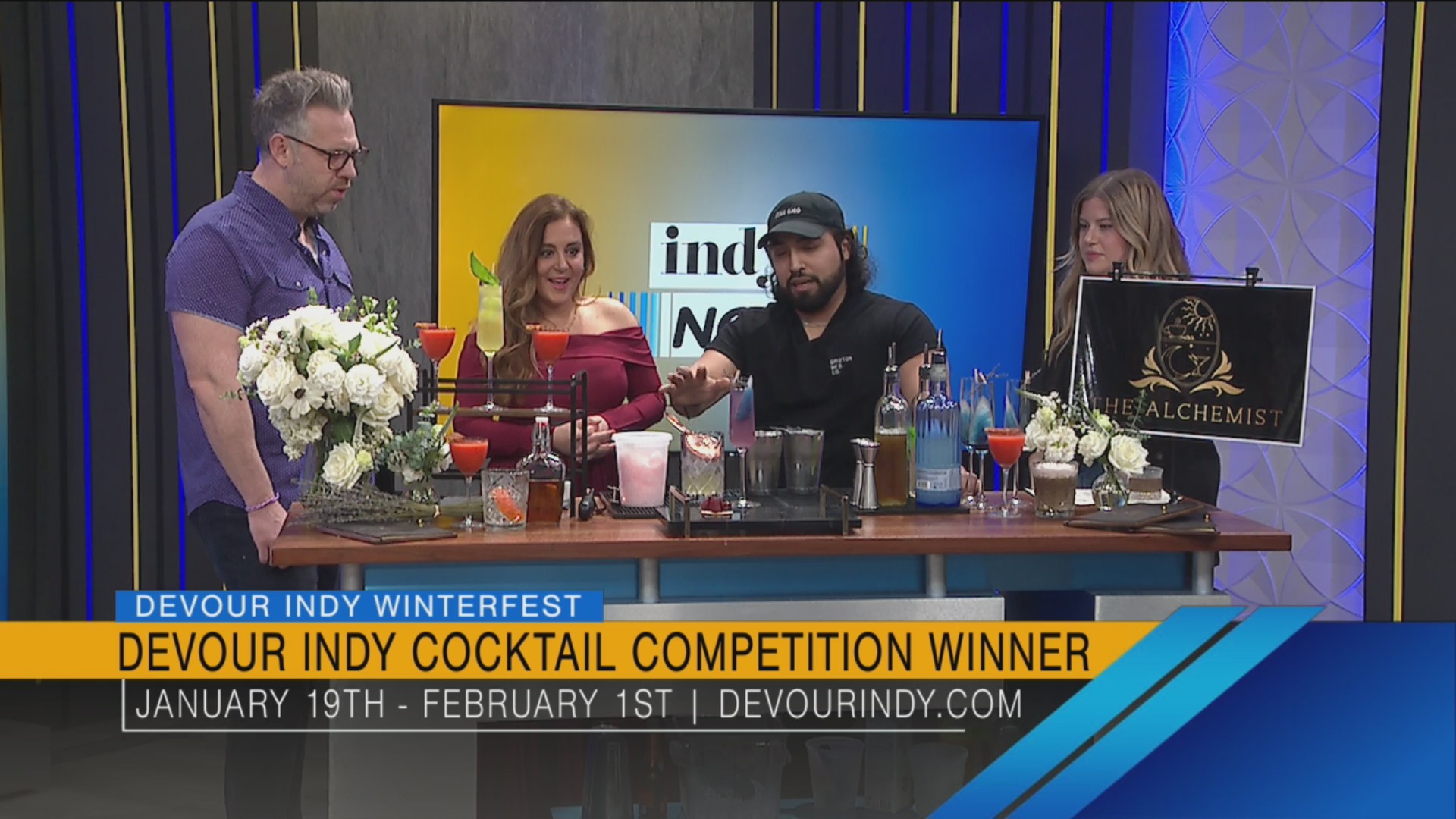 Devour Indy Cocktail Competition with Winner Julian of The Alchemist ...