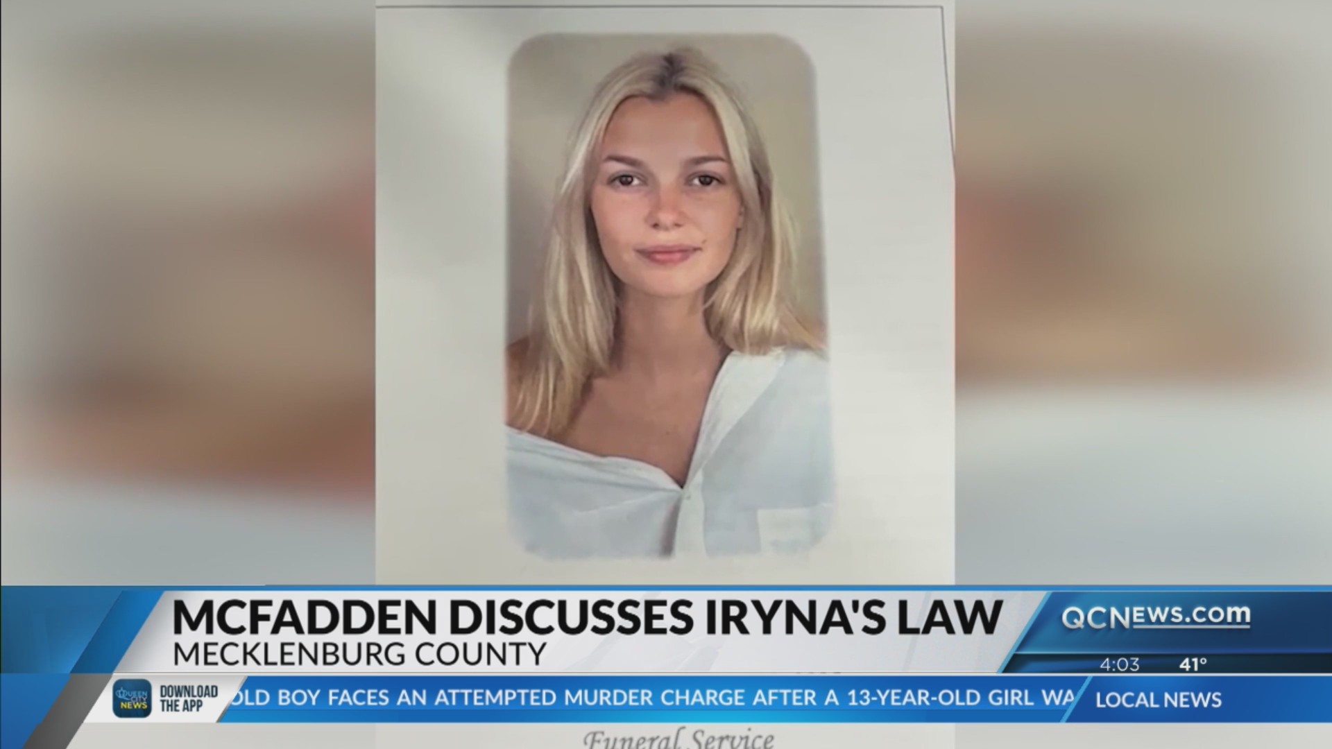 Sheriff McFadden addressing concerns with Iryna’s Law – Queen City News