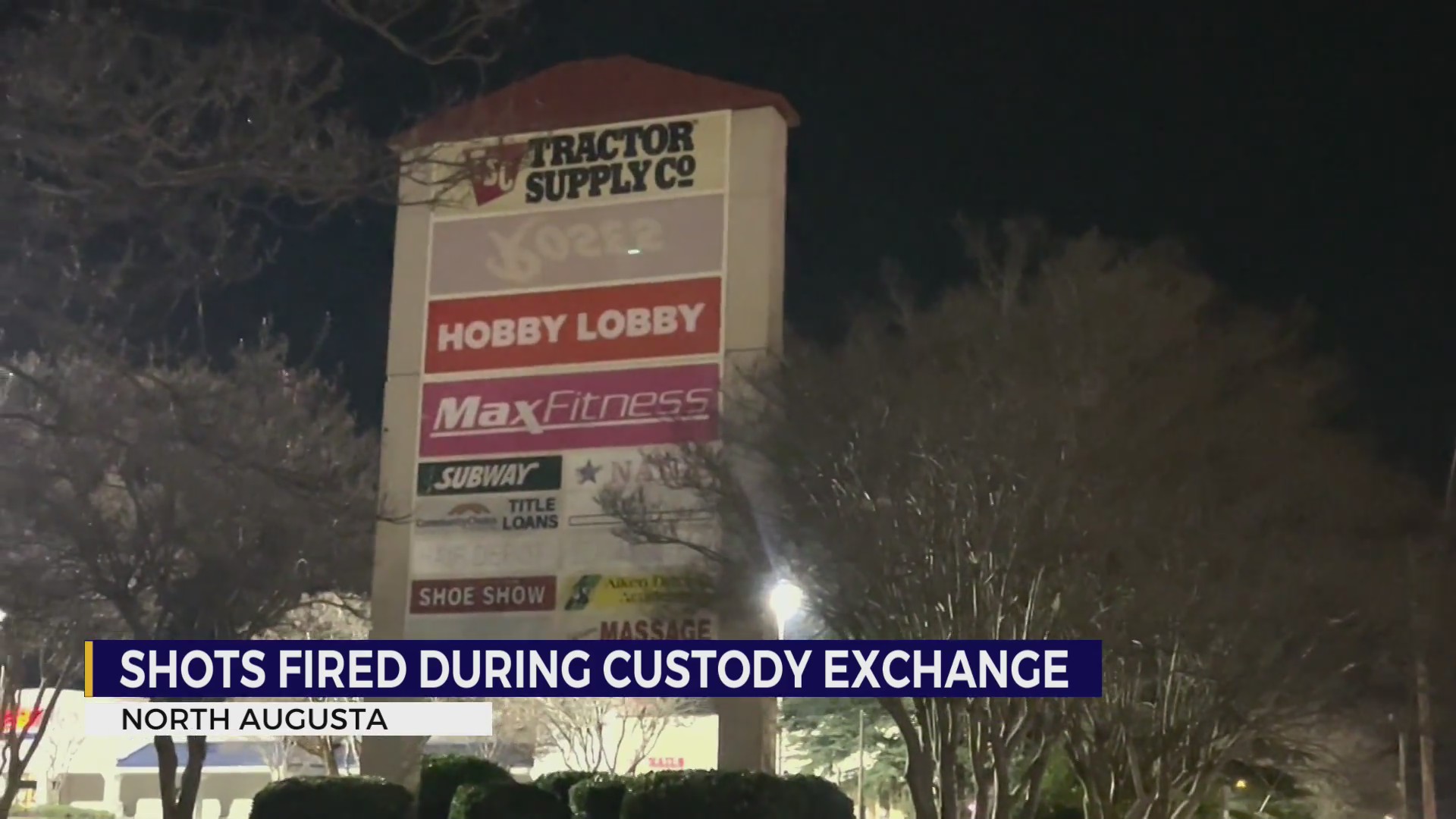 Shots fired during child custody exchange in North Augusta – WJBF
