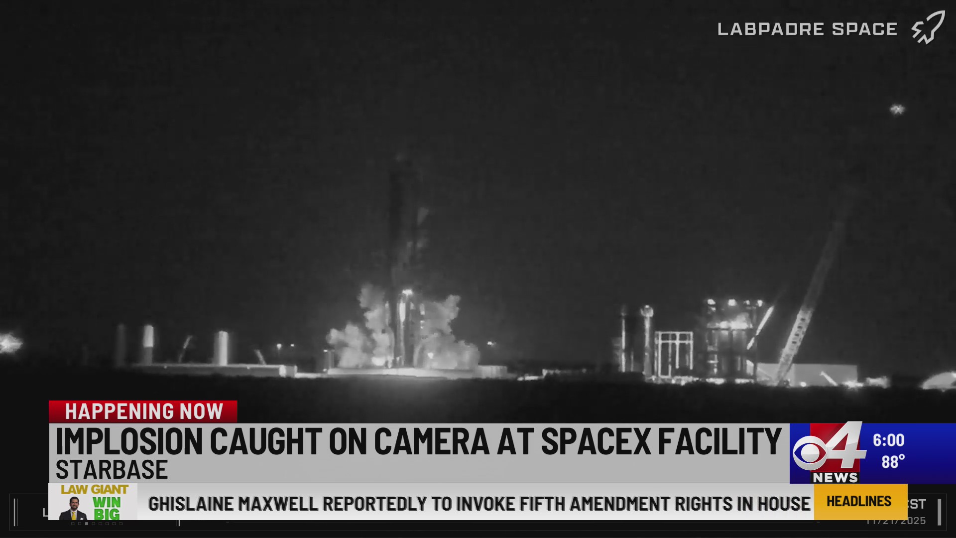 SPACEX EXPLOSION – KVEO-TV