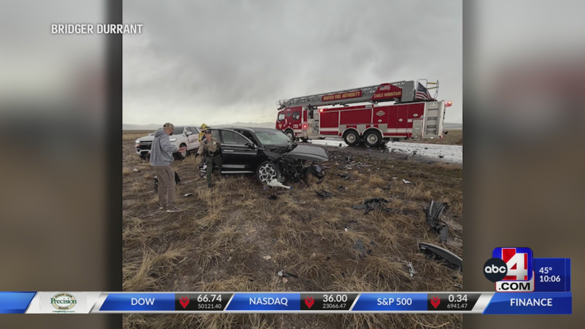 One dead, two injured in Eagle Mountain crash – ABC4 Utah