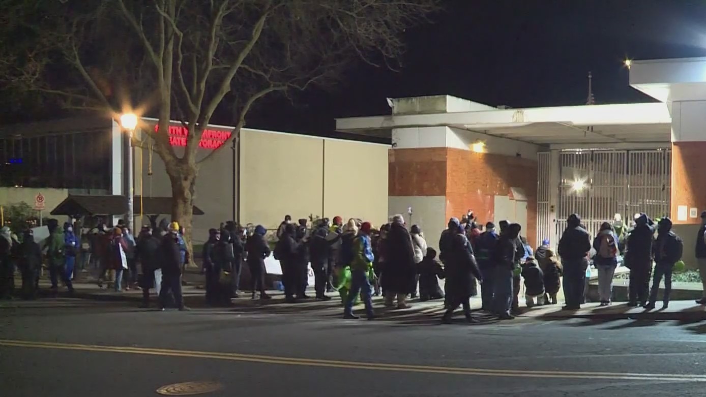 ‘Civil disobedience’: Sit-in at Portland ICE facility leads to multiple ...