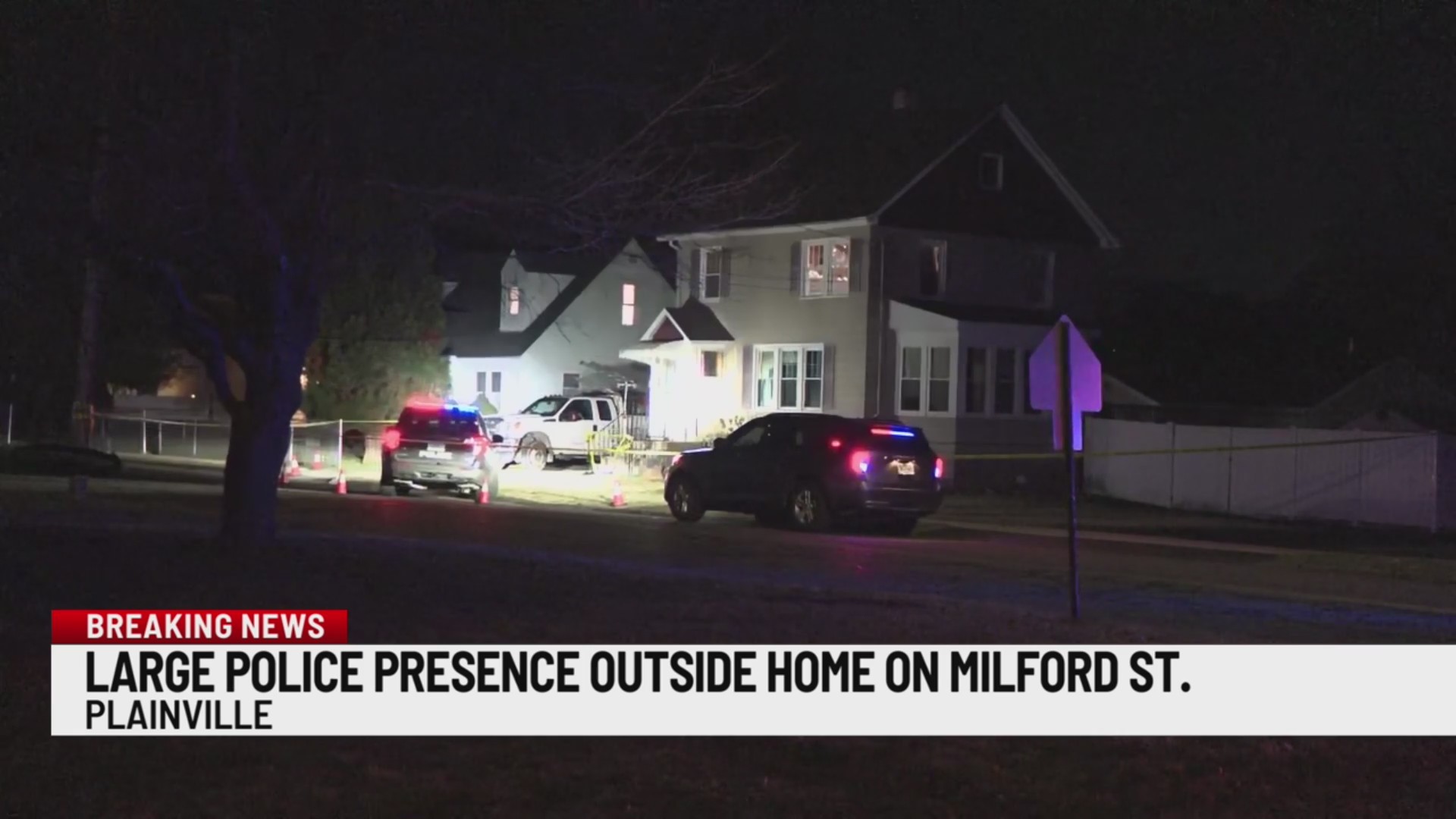 Plainville police, SWAT outside home on Milford Street – WTNH.com