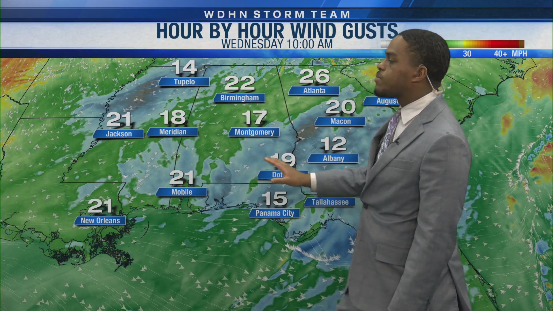 Showers tonight and early tomorrow, then a big chill coming right after ...