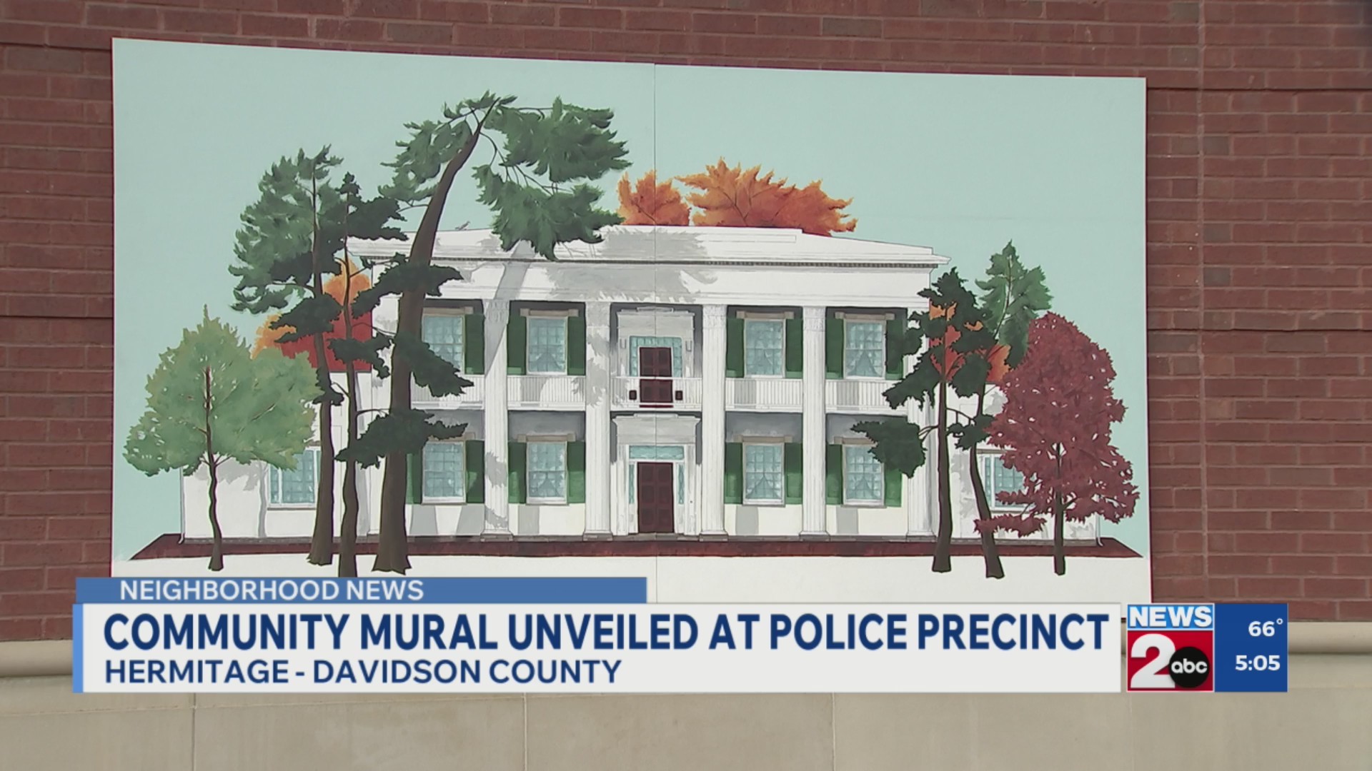Community mural unveiled at MNPD’s Hermitage Precinct – WKRN News 2