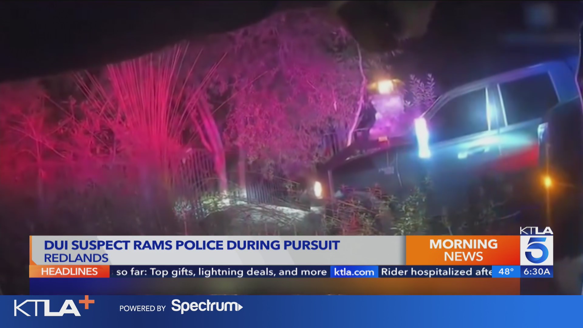 DUI suspect rams patrol car during Inland Empire pursuit – KTLA