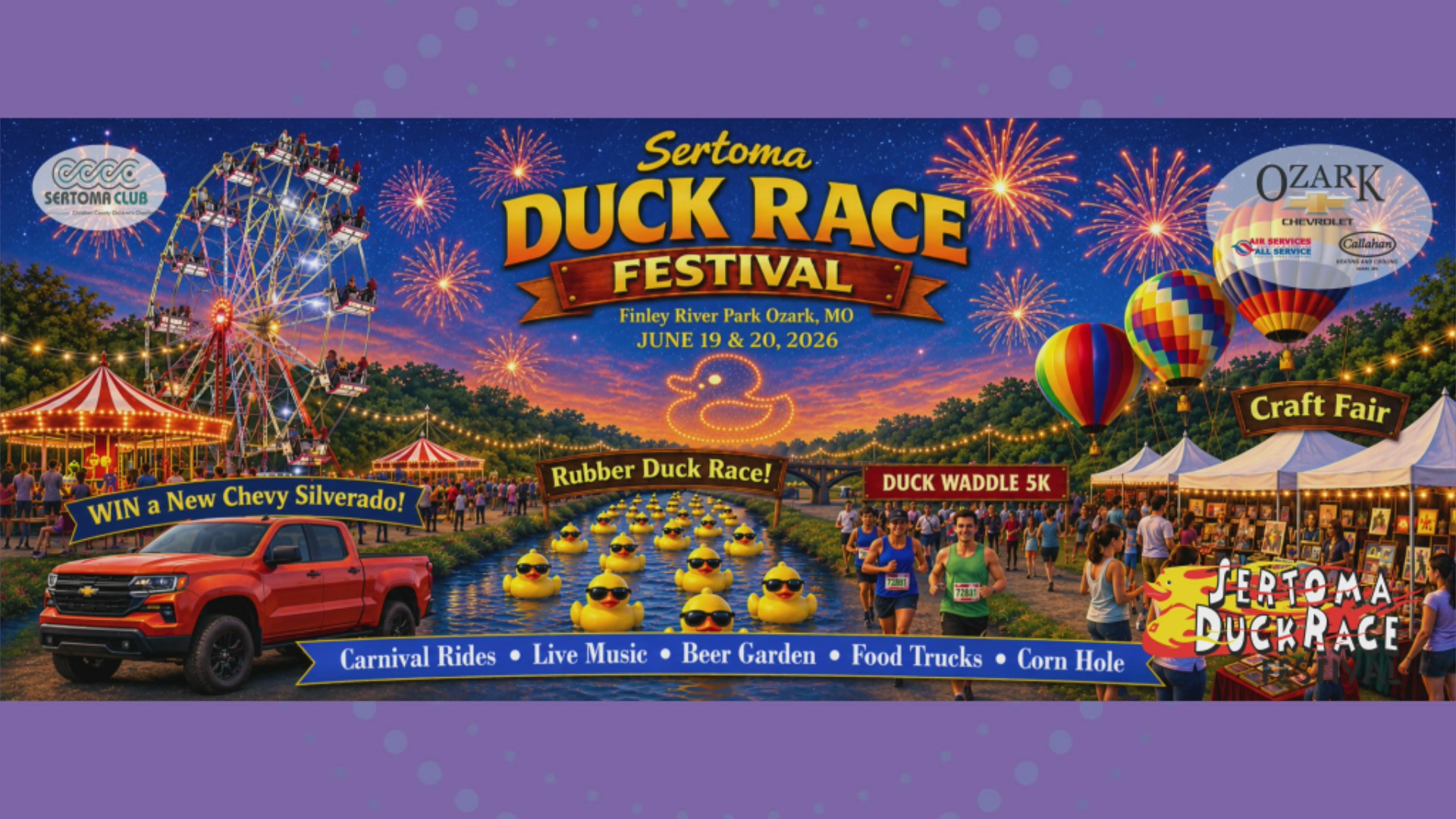 Come Check Out The Sertoma Duck Race and You Might Win Big – KOLR ...