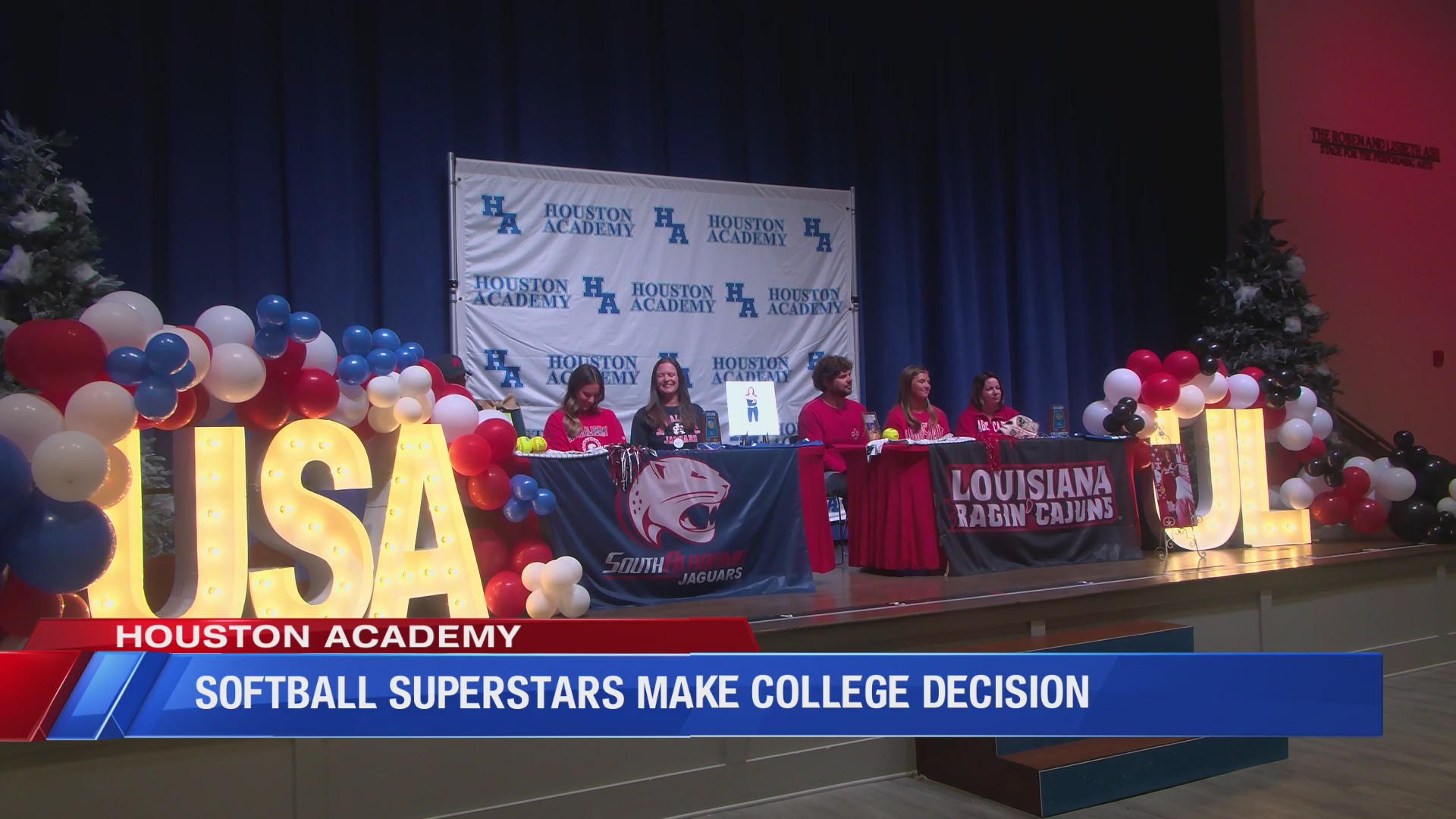 Houston Academy softball stars sign letters of intent – WDHN – wdhn.com