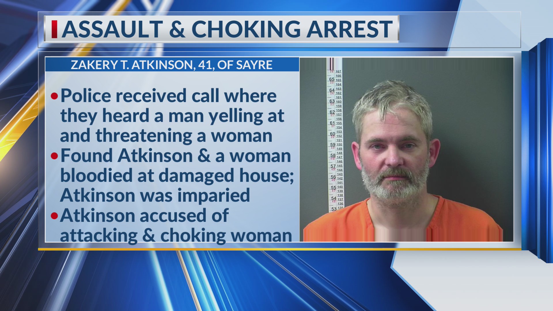 Sayre man facing seven charges after alleged assault on Monday – WETM ...