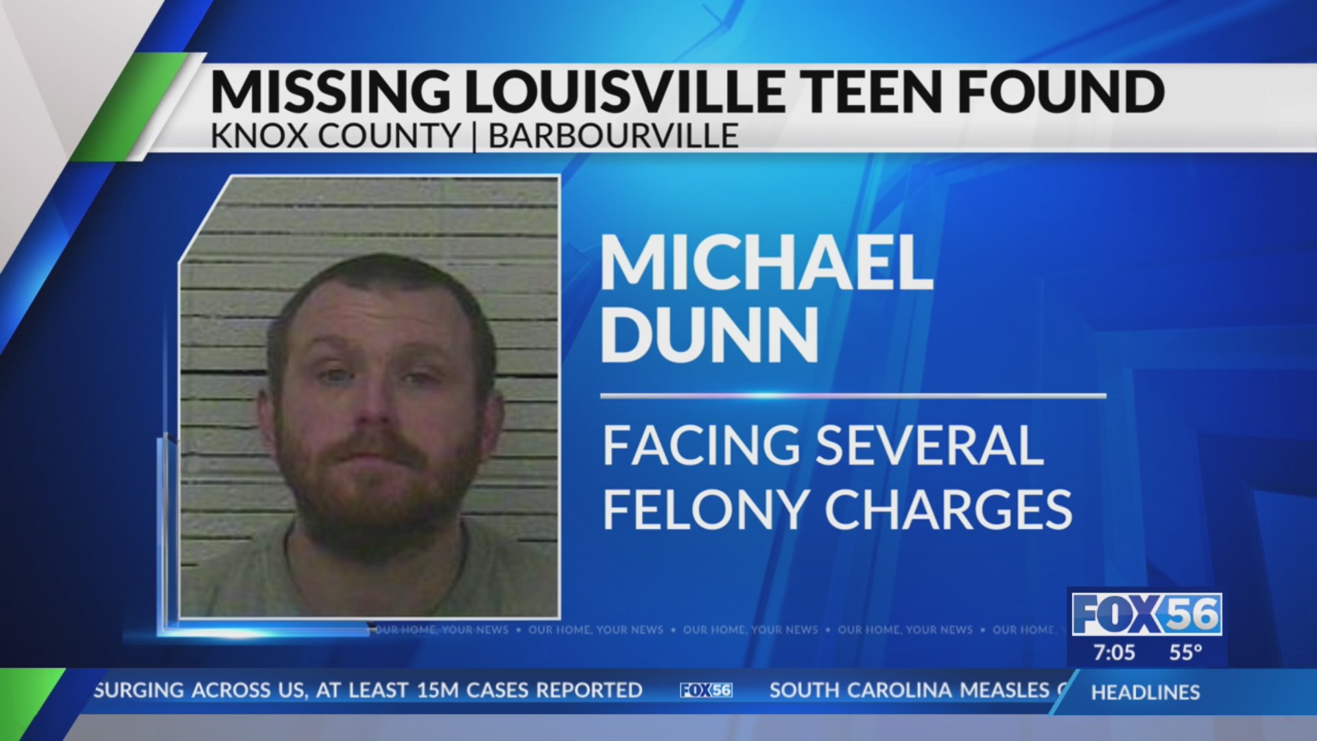 Kentucky teen reunited with family after being found with fugitive in ...