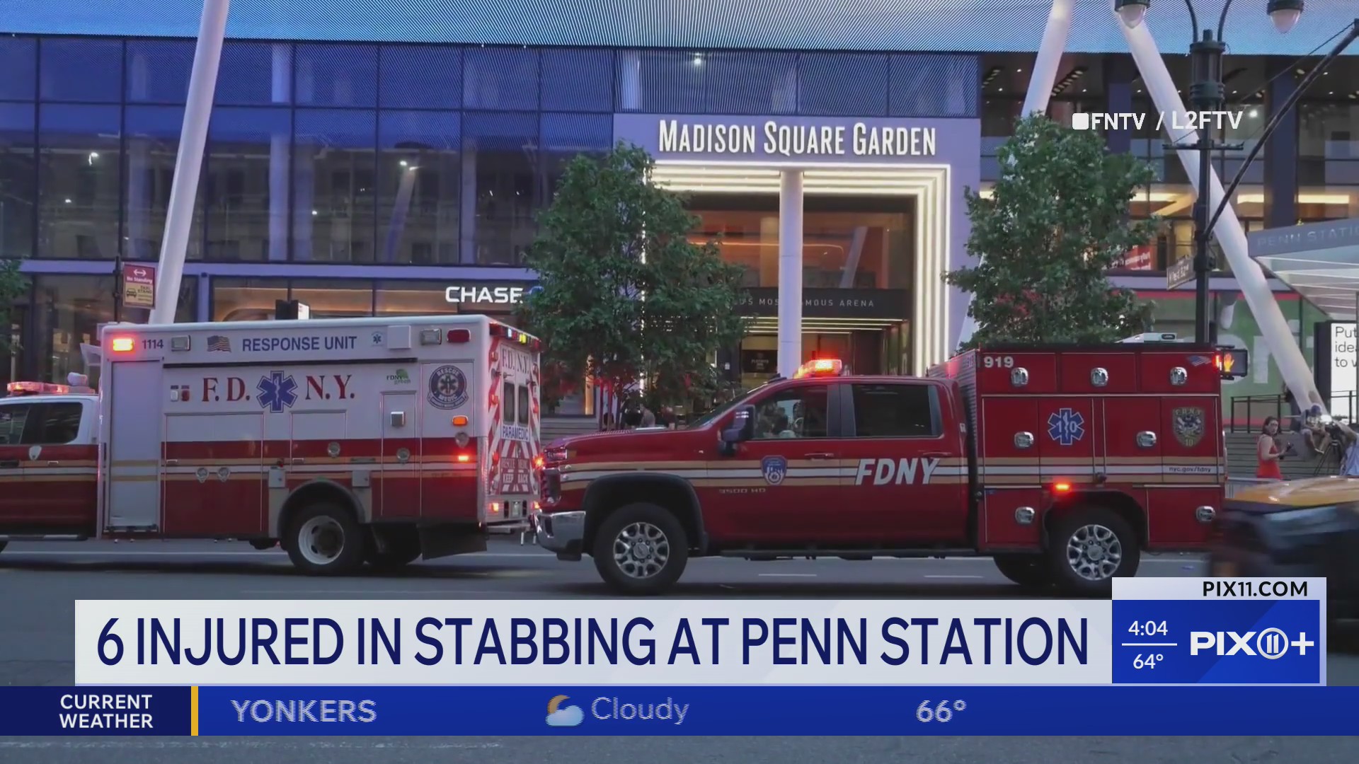 Six injured in stabbing at Penn Station – PIX11