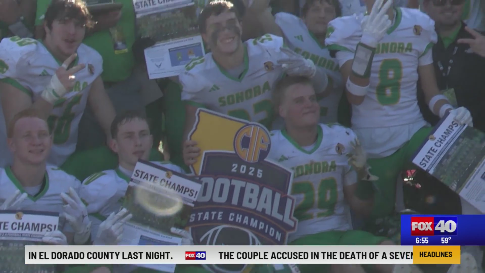 Sonora football finishes year No. 1 in nation – FOX40 News