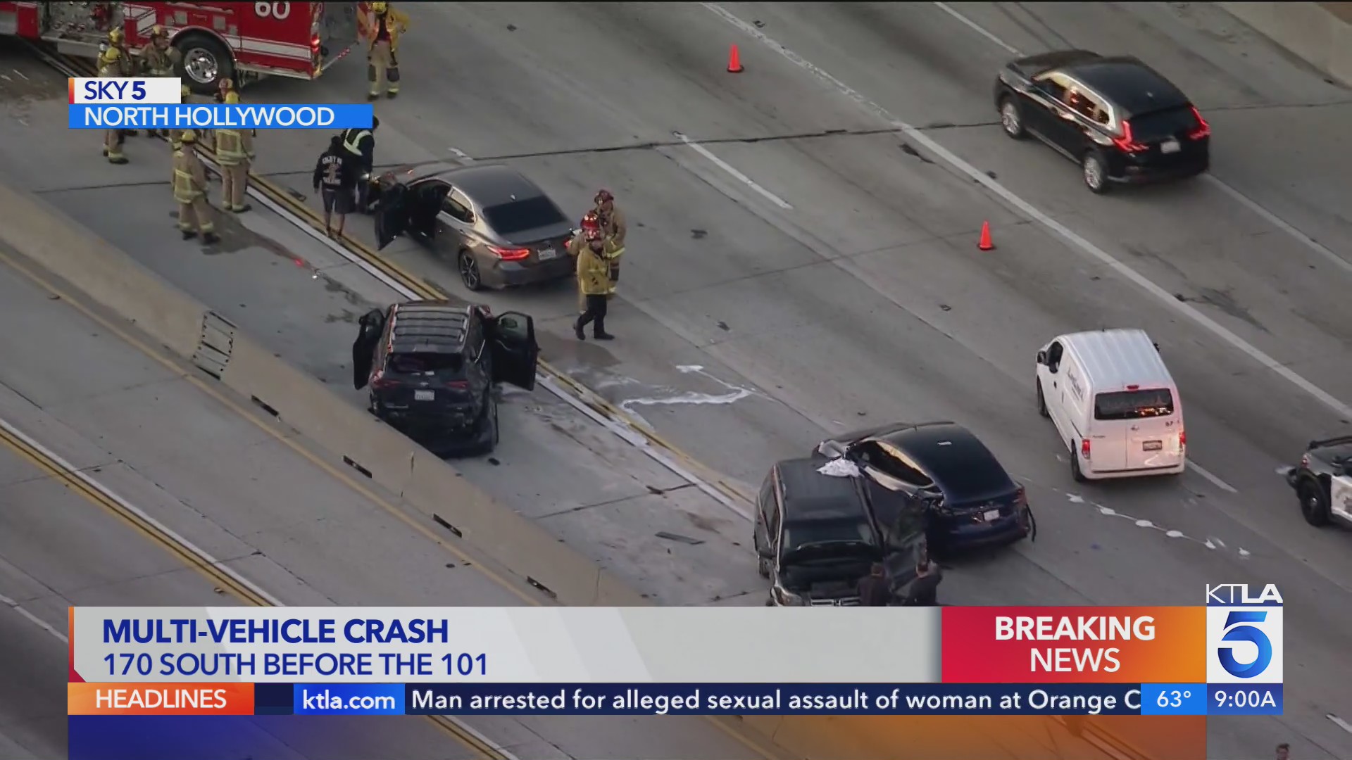 170 Freeway pileup causes Valley traffic nightmare – KTLA