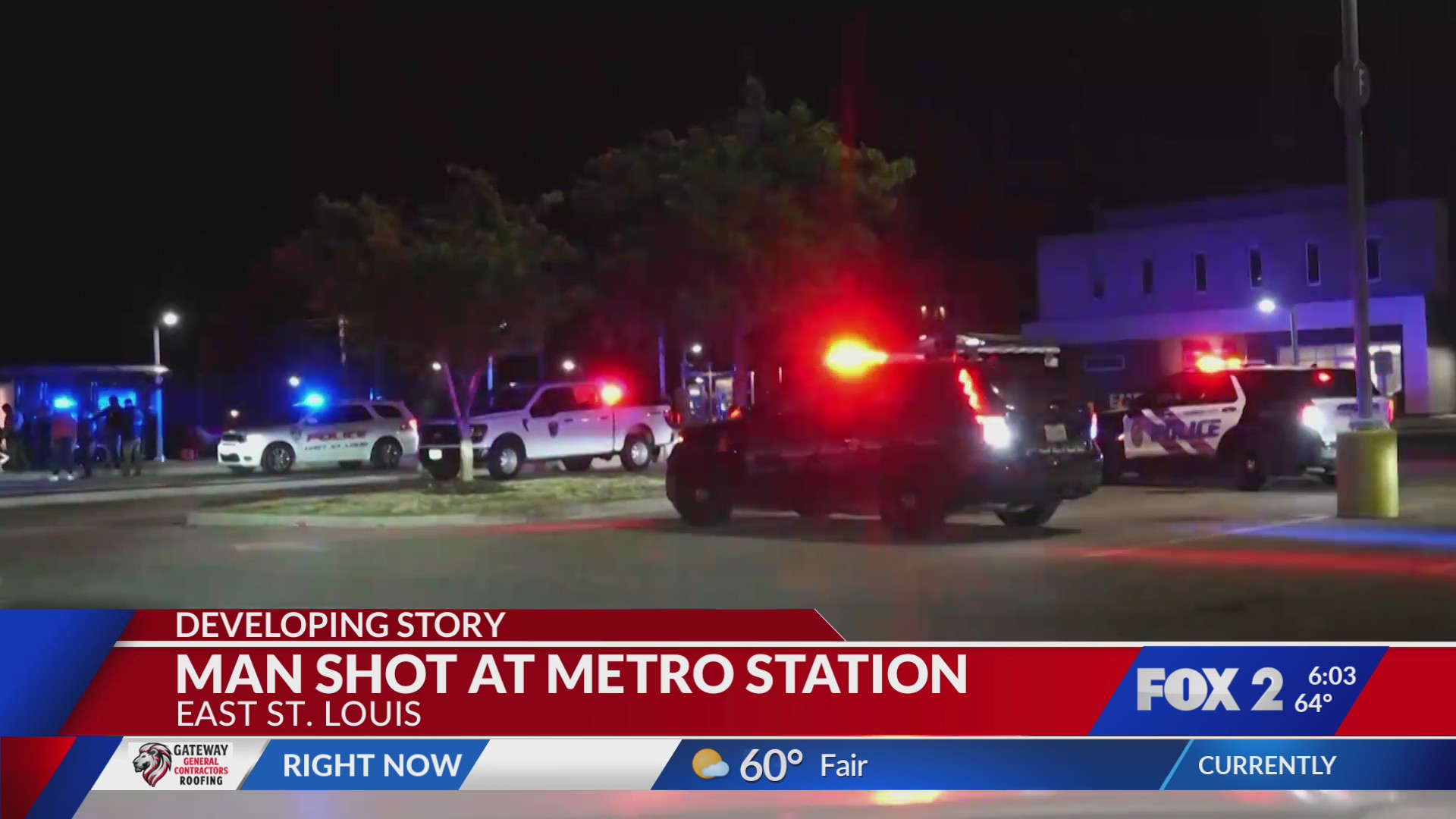 Man shot at Metro Transit Station in East St. Louis – FOX 2