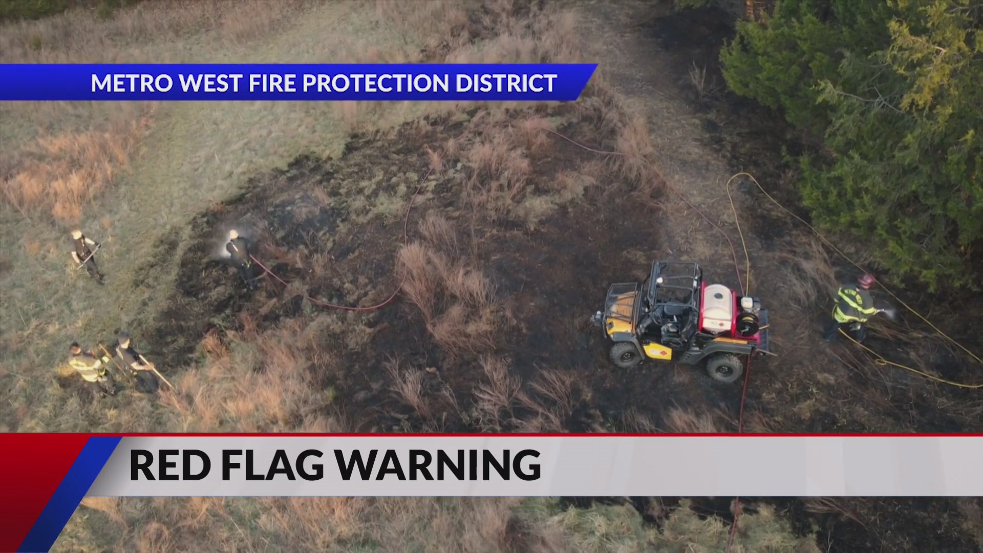 Area crews respond to minor brush fires amid Red Flag Warning Friday ...