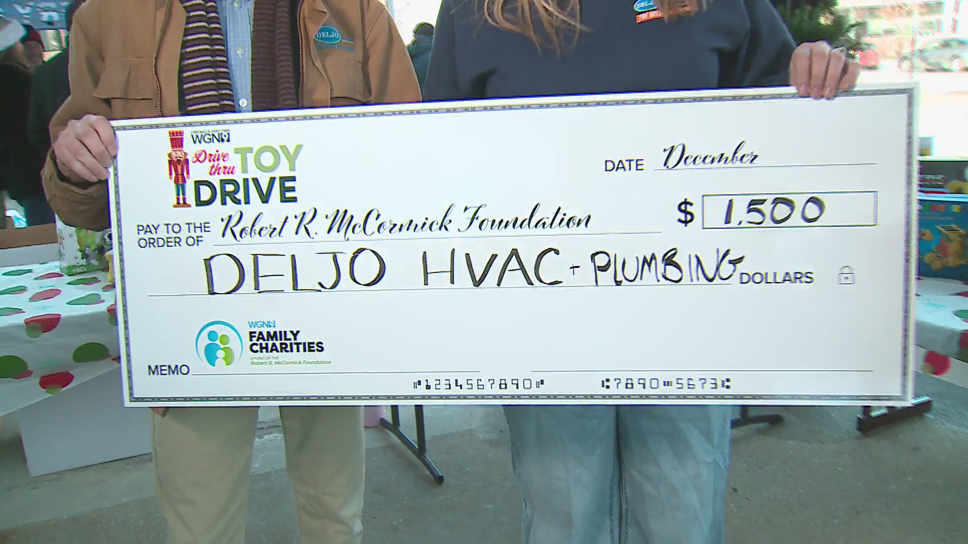 Deljo Heating and Cooling at 2025 WGN Toy Drive – WGN-TV