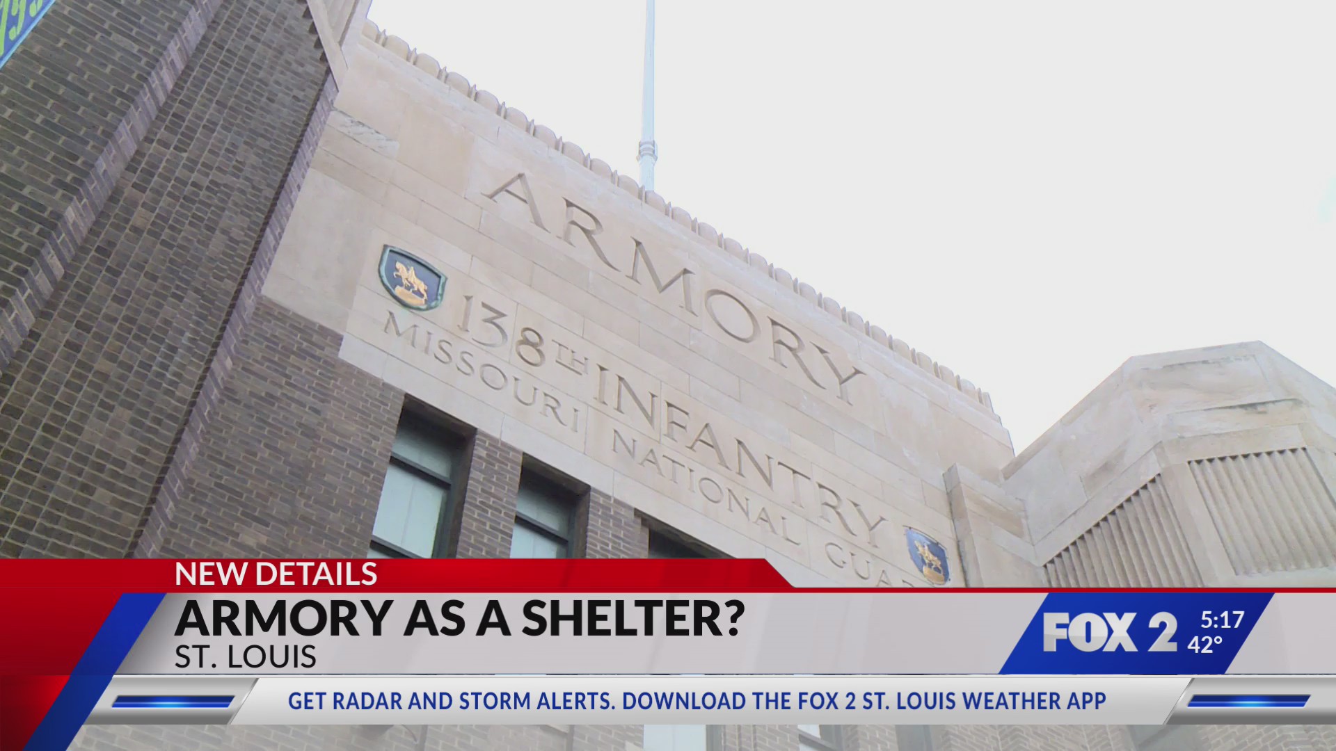 STL officials eye Armory, other big sites for shelters amid winter – FOX 2