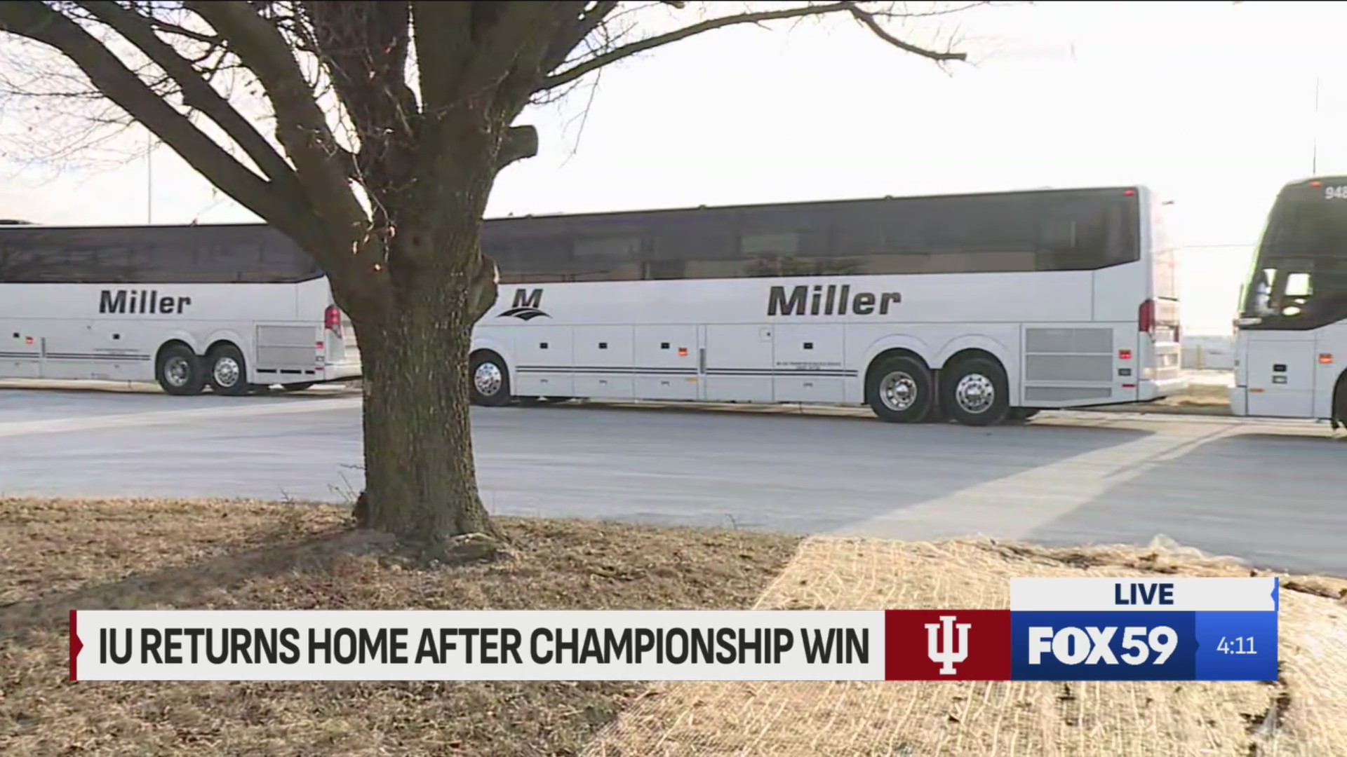 Hoosiers football team arrives back home after championship win – Fox 59