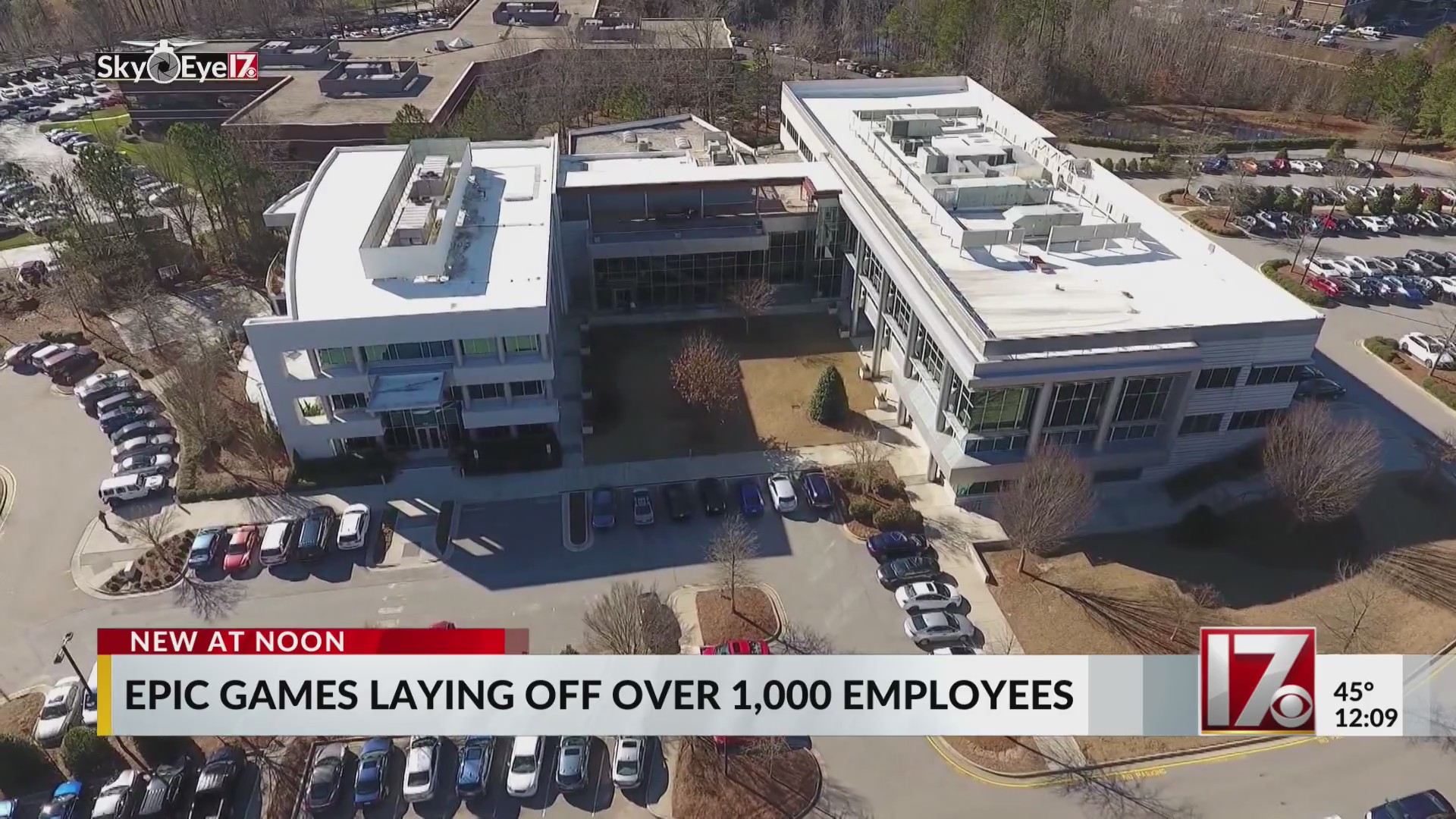 Epic Games laying off more than 1,000 employees – CBS17.com