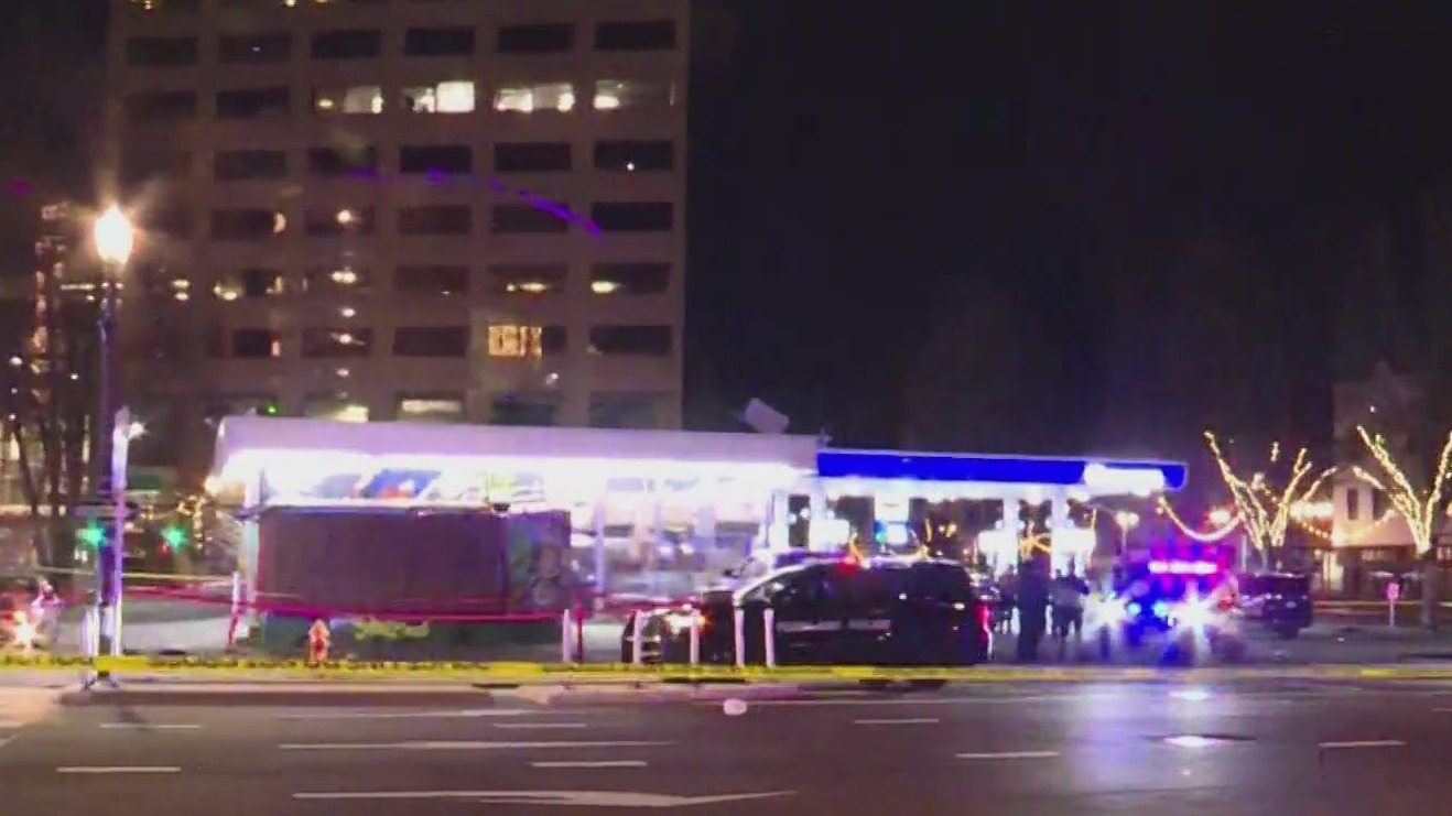 Shooting investigation underway at Chevron gas station in downtown ...