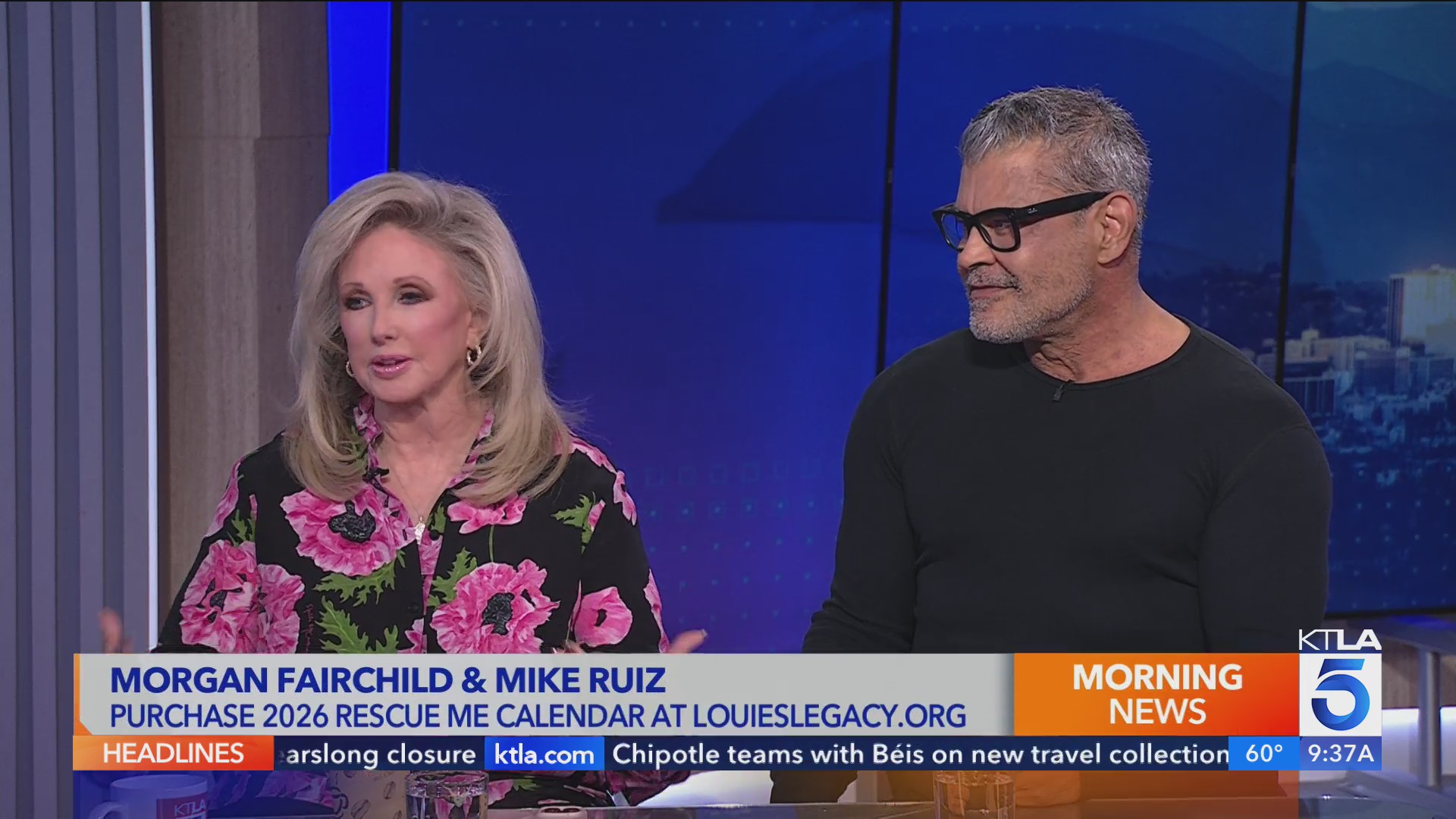 Morgan Fairchild and Mike Ruiz are blending fashion and animal rescue ...