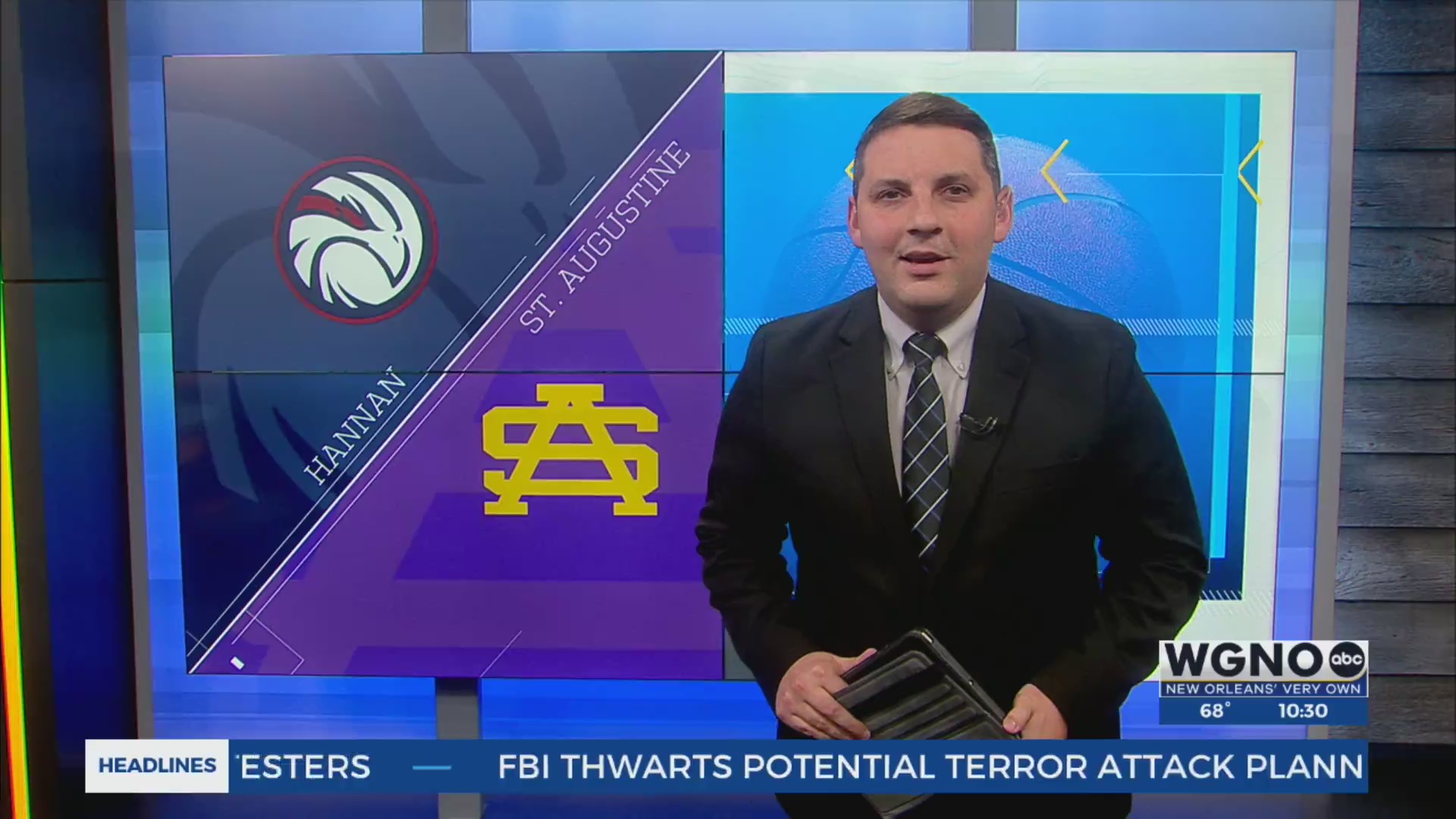 St. Aug edges Hannan in Friday matchup at the Smoothie King Center – WGNO