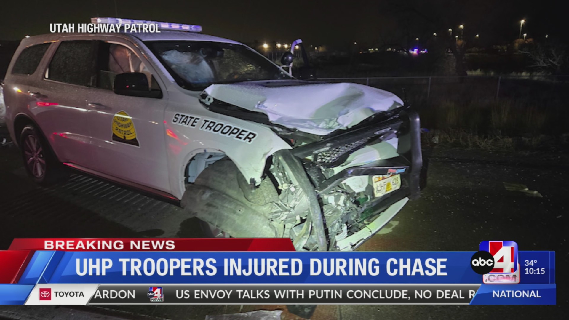 Utah Highway Patrol troopers, suspect receive minor injuries after ...