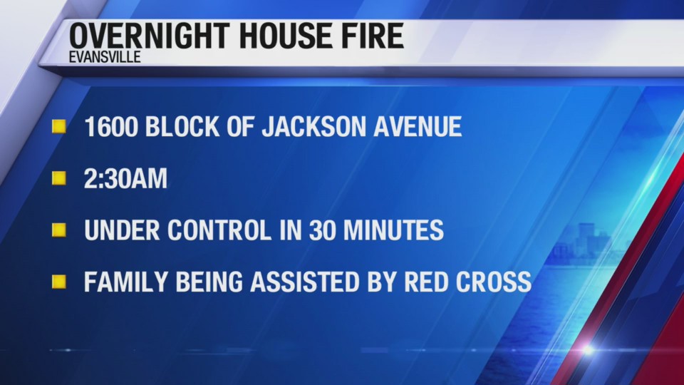 Evansville family being helped by Red Cross after overnight fire ...