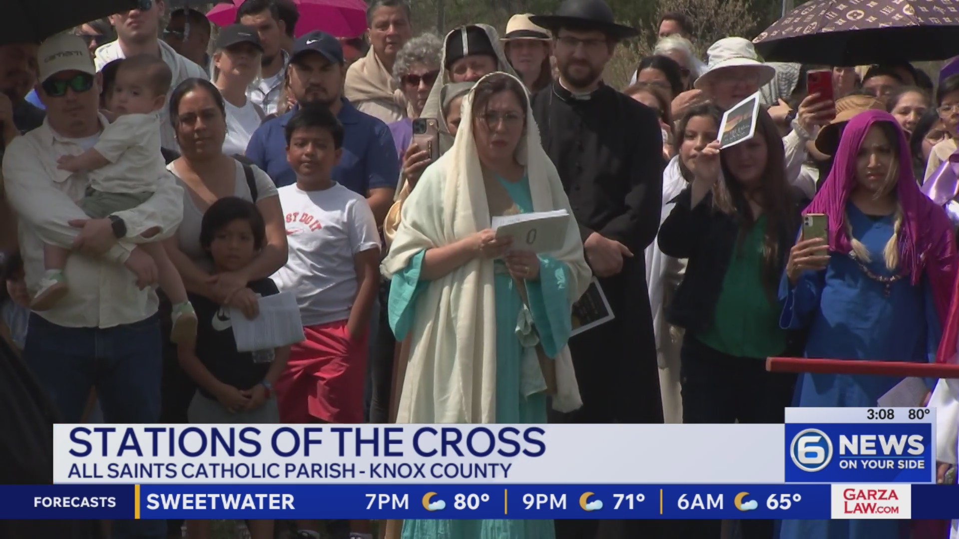 Catholics in Knoxville observe Stations of the Cross on Good Friday ...
