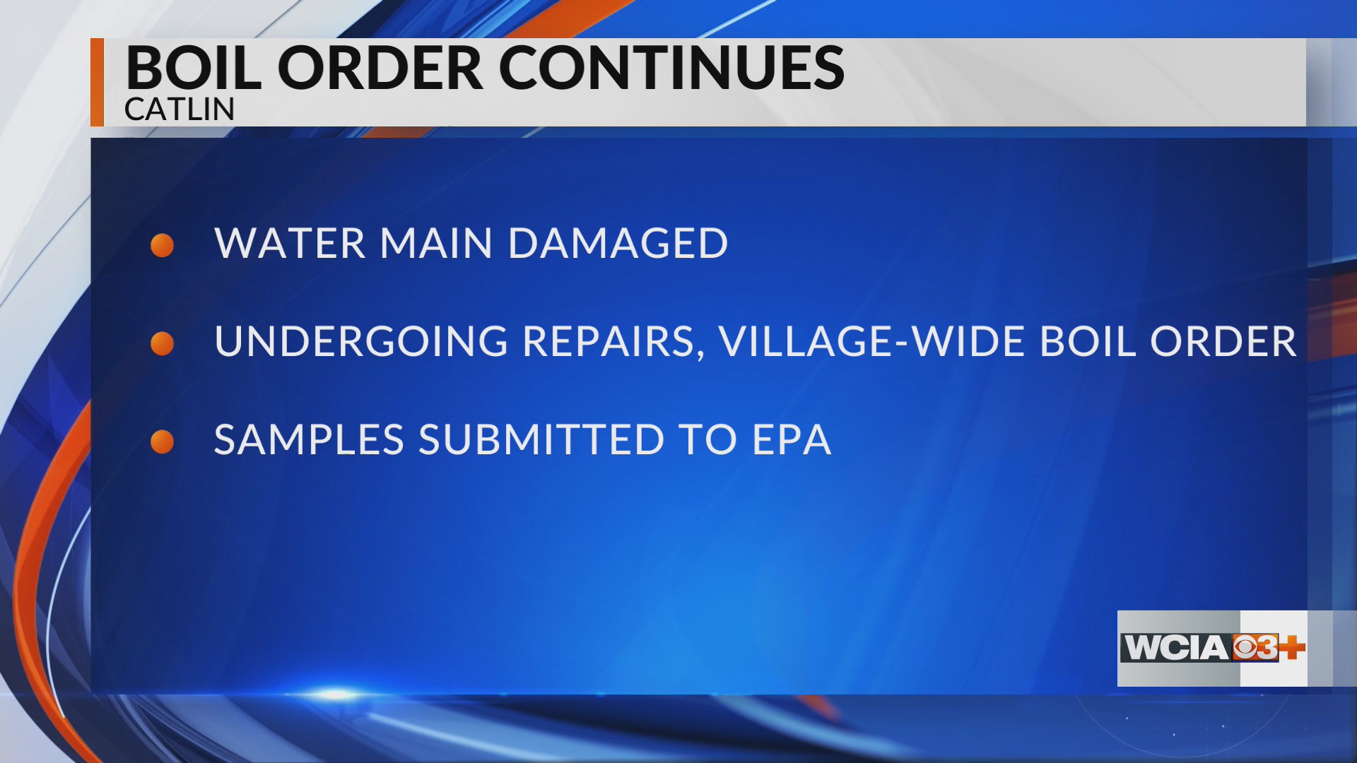 Catlin under boil order through Thursday morning, Village Clerk says ...