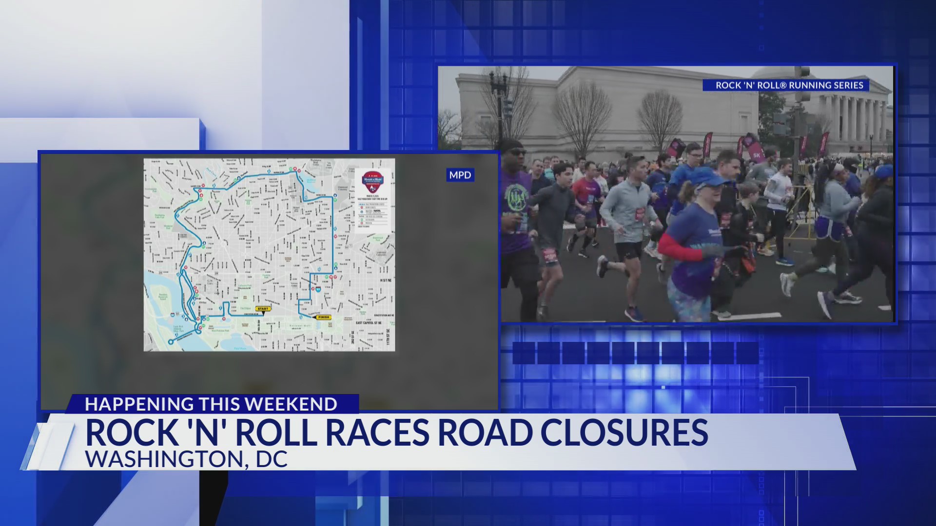 St. Jude Rock ‘n’ Roll Half Marathon, 5K races road closures in DC – DC ...