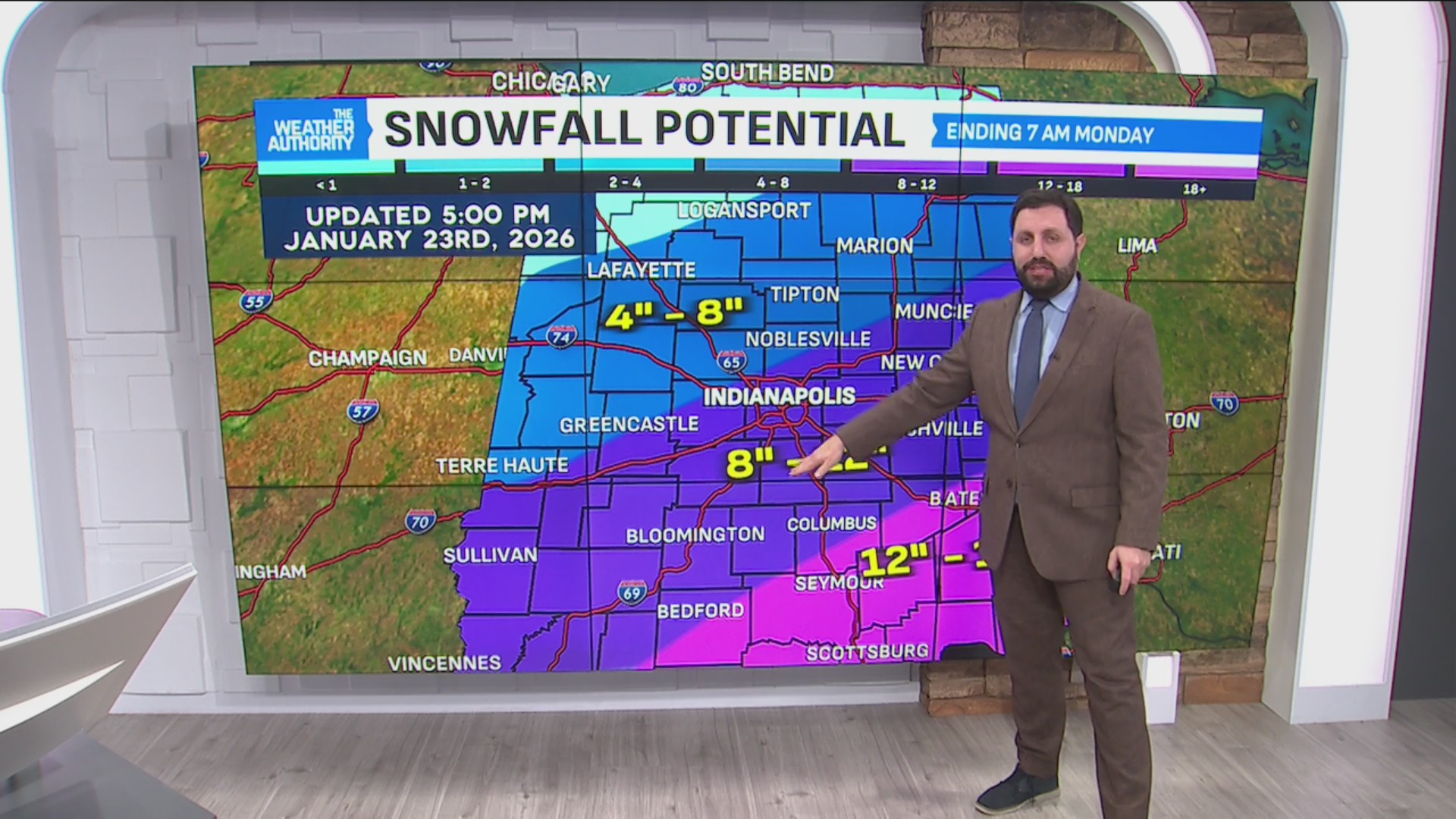 Cold is here, heavy snow arrives late Saturday – Fox 59