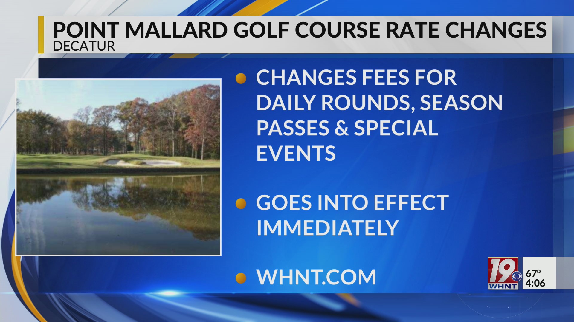 City of Decatur Officials Vote to Reconstruct Point Mallard Golf Course ...