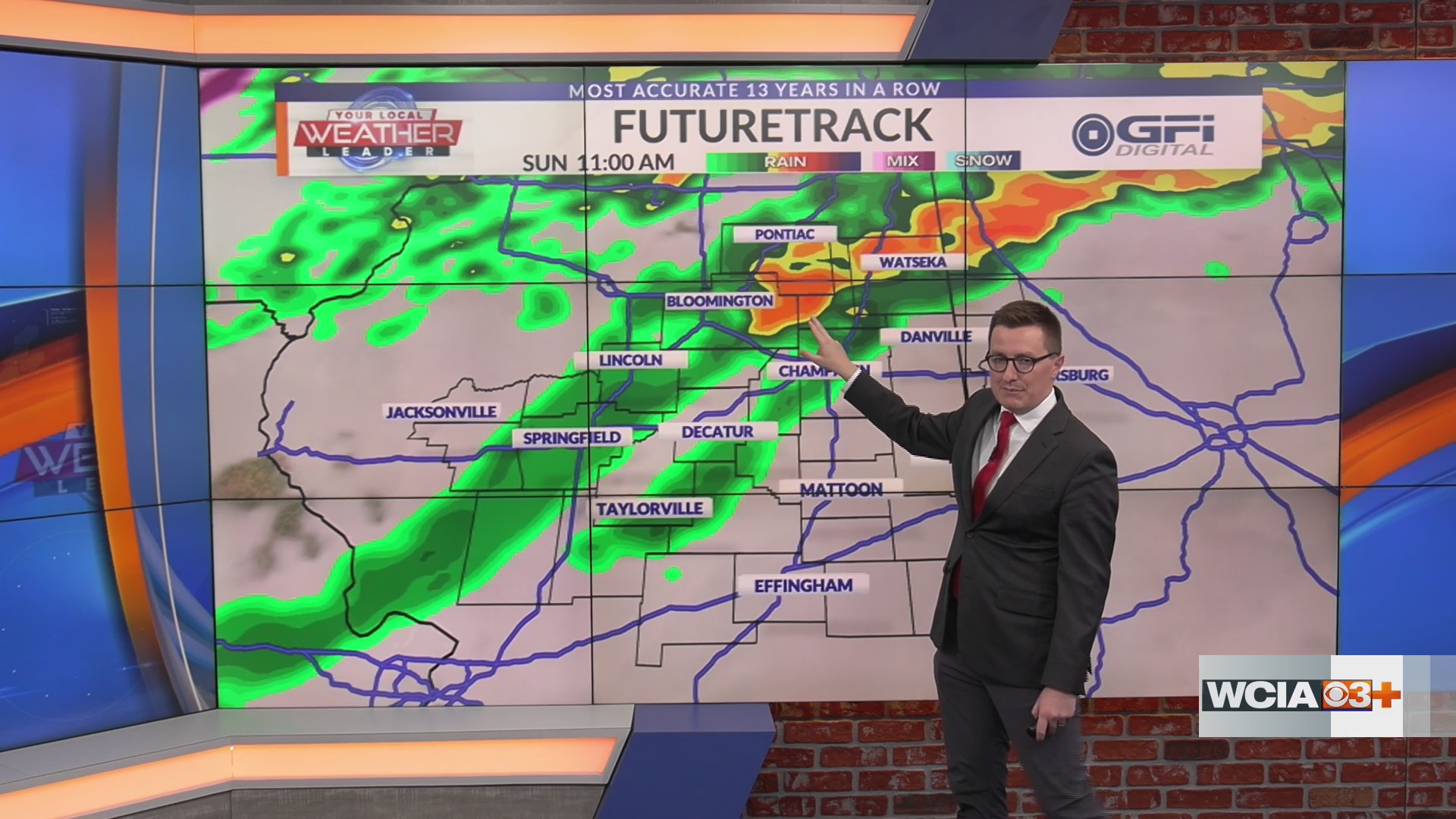 Jacob: “Severe storms and big temperature drop Sunday” – WCIA.com