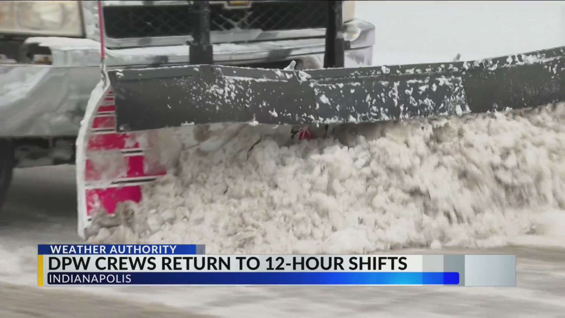 Indy DPW crews ramping up as snow chances return toward end of workweek ...