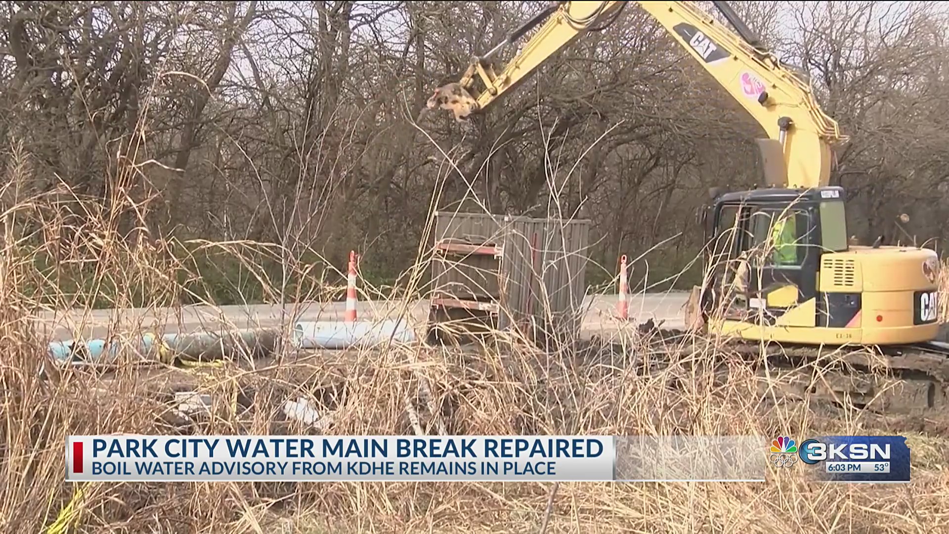 Park City water main break repair complete; boil order ongoing – KSN-TV