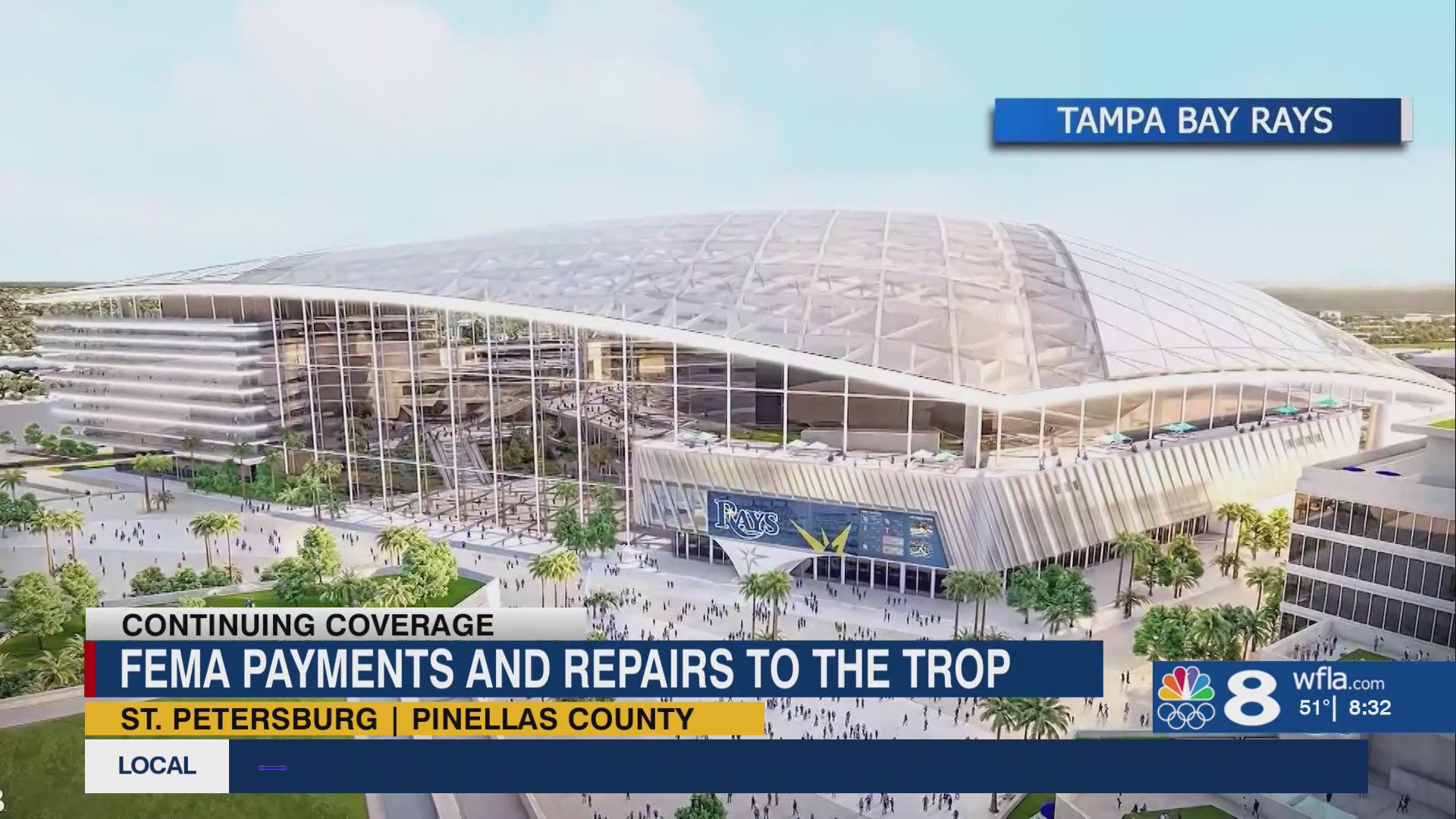 FEMA greenlights millions for Trop repairs, timeline still uncertain – WFLA