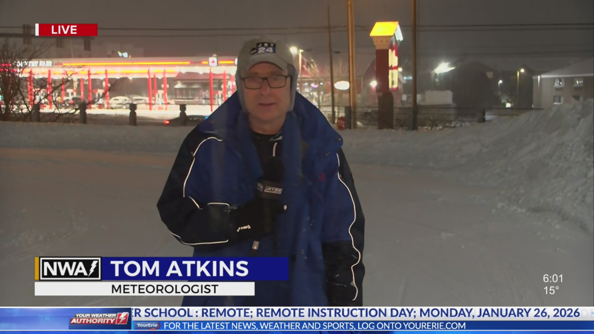 WATCH: Tom Atkins Live snow storm updates – WJET/WFXP/YourErie.com
