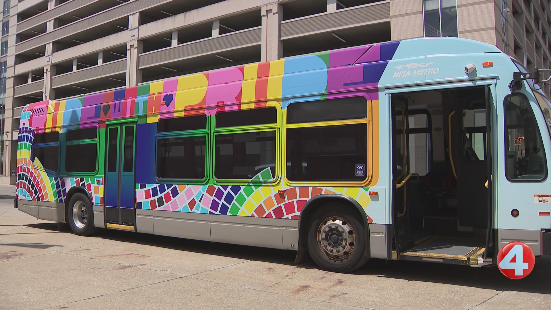 NFTA unveils newly designed pride bus – News 4 Buffalo