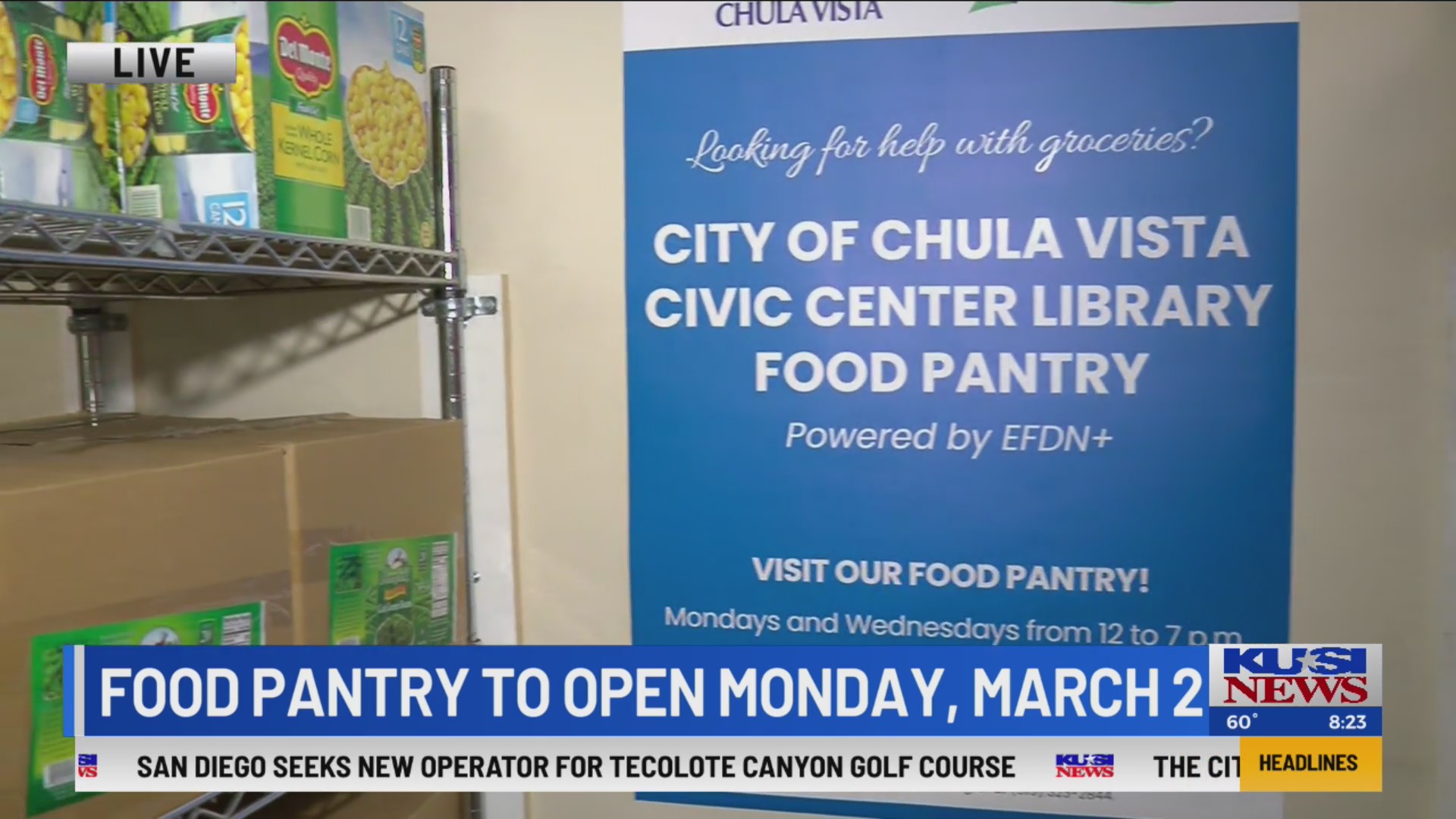 Chula Vista opens first city-operated food pantry – FOX 5 San Diego ...
