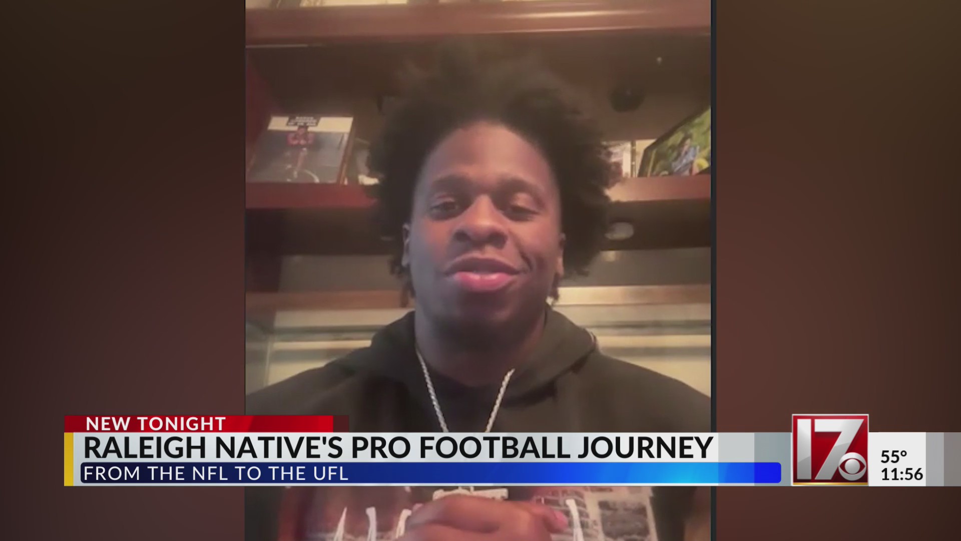 Raleigh native’s inspiring journey to NFL football – CBS17.com