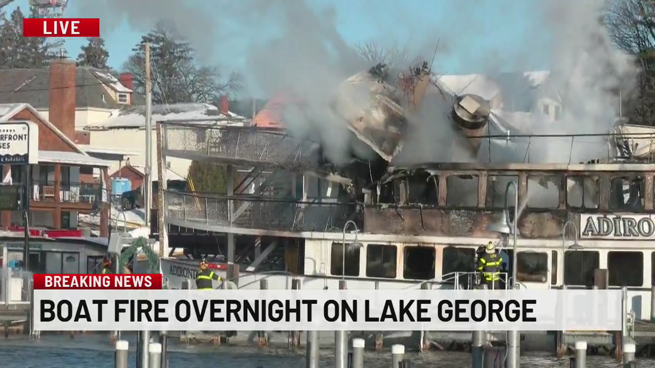 Boat fire on Lake George – NEWS10 ABC