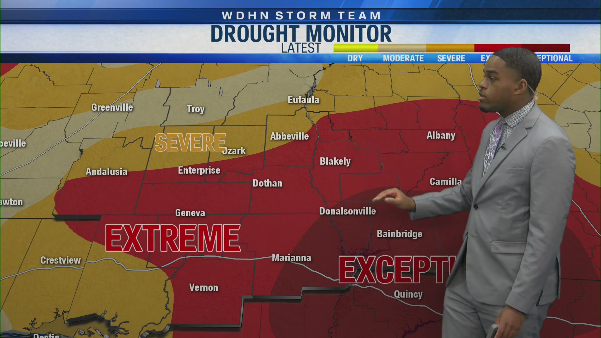 Seeing some drought relief but still a long way to-go! – WDHN – wdhn.com