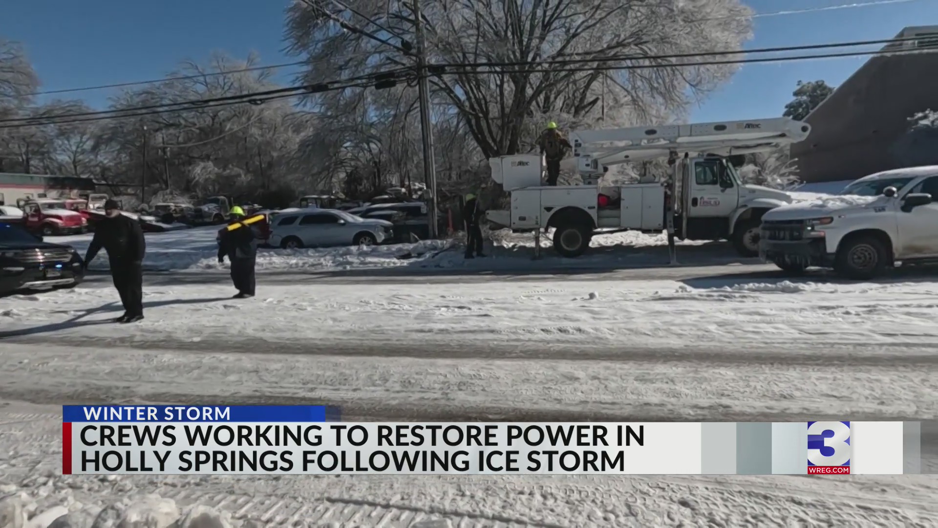 Crews working to restore power in Holly Springs, MS – WREG.com