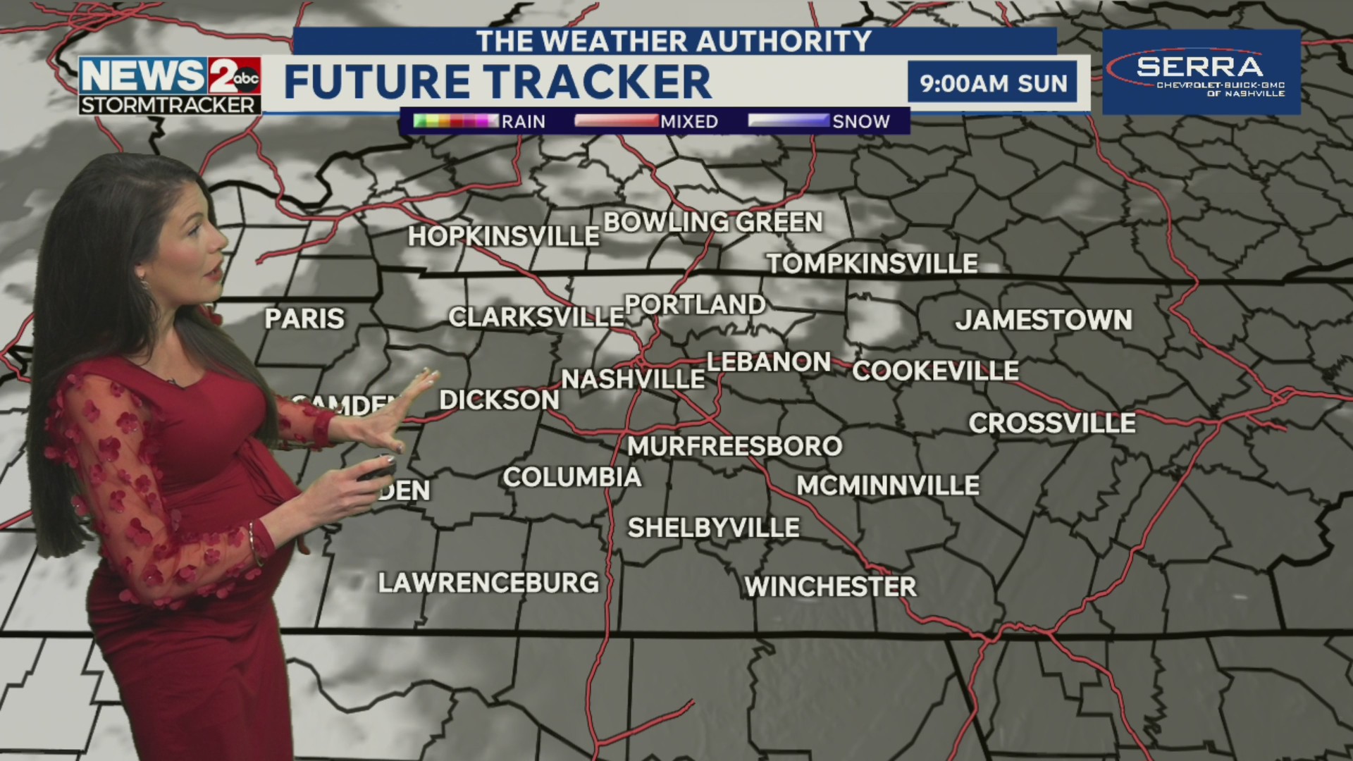 Daphne DeLoren’s Saturday evening forecast – WKRN News 2