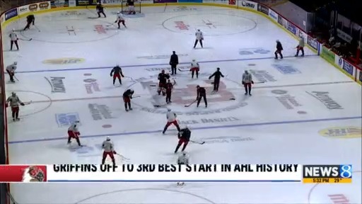 Griffins off to third best start in AHL history – KTLA